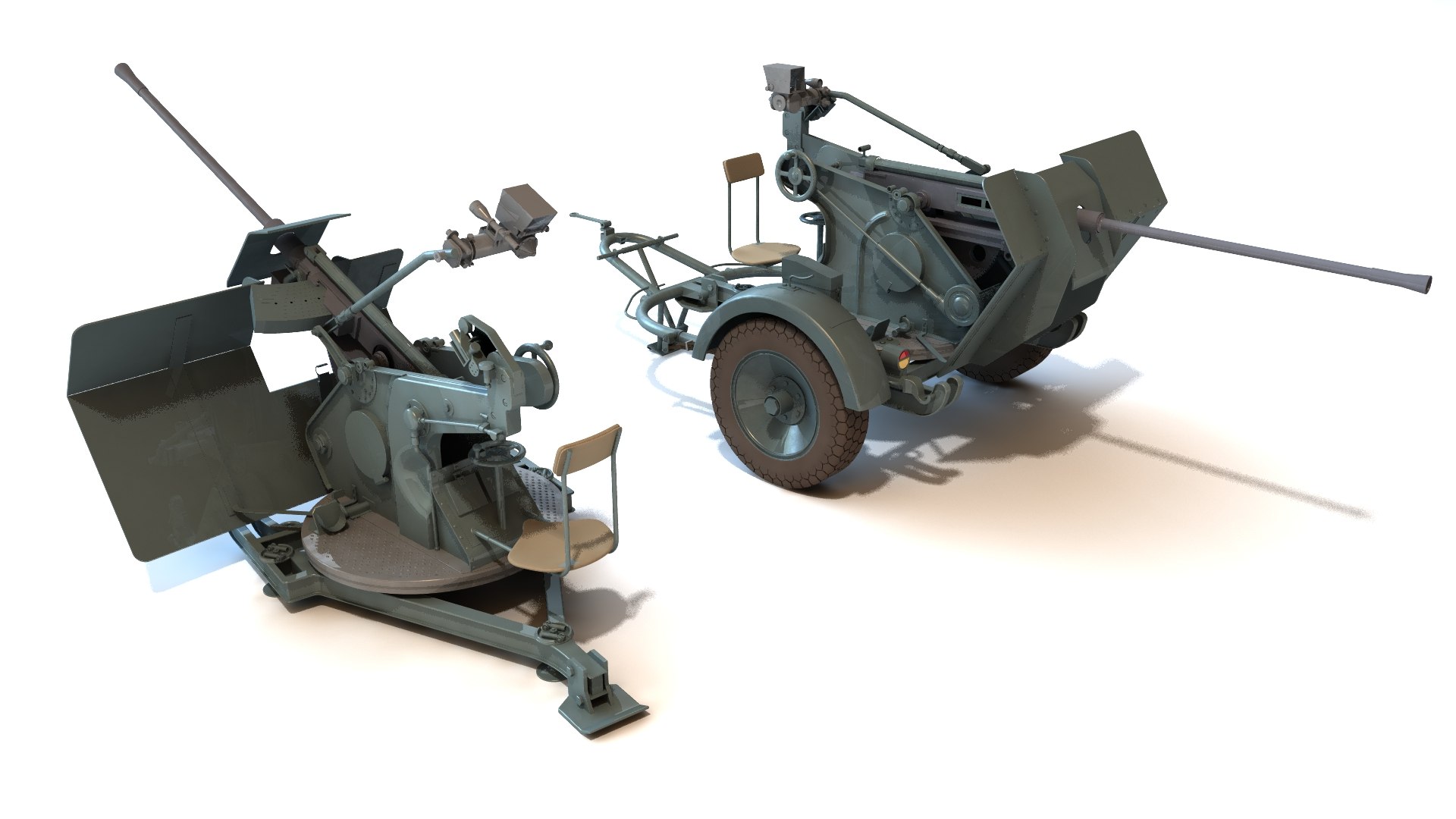 Flak 30 2 Cm 3D Model - TurboSquid 1719537