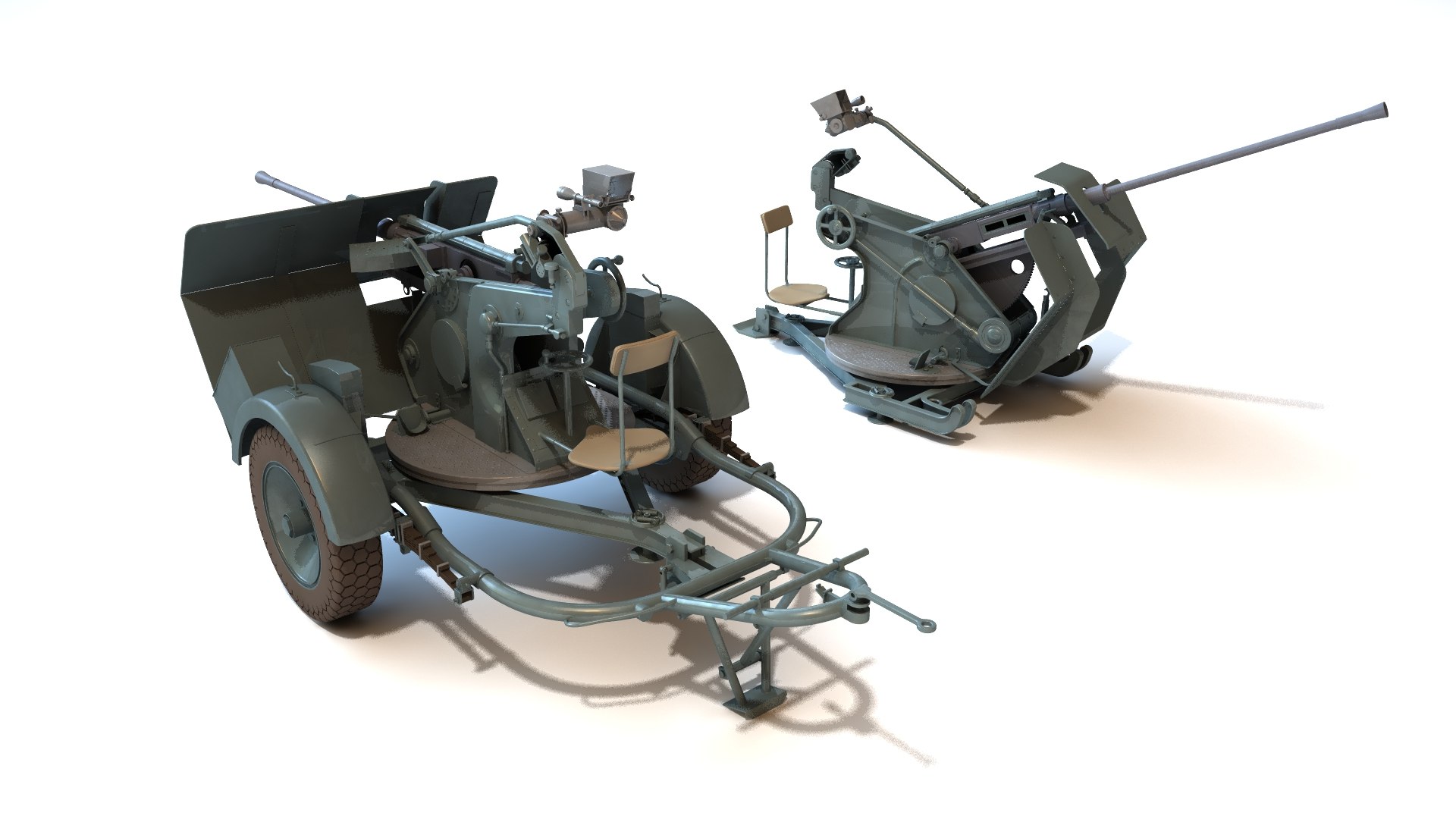 Flak 30 2 Cm 3D Model - TurboSquid 1719537