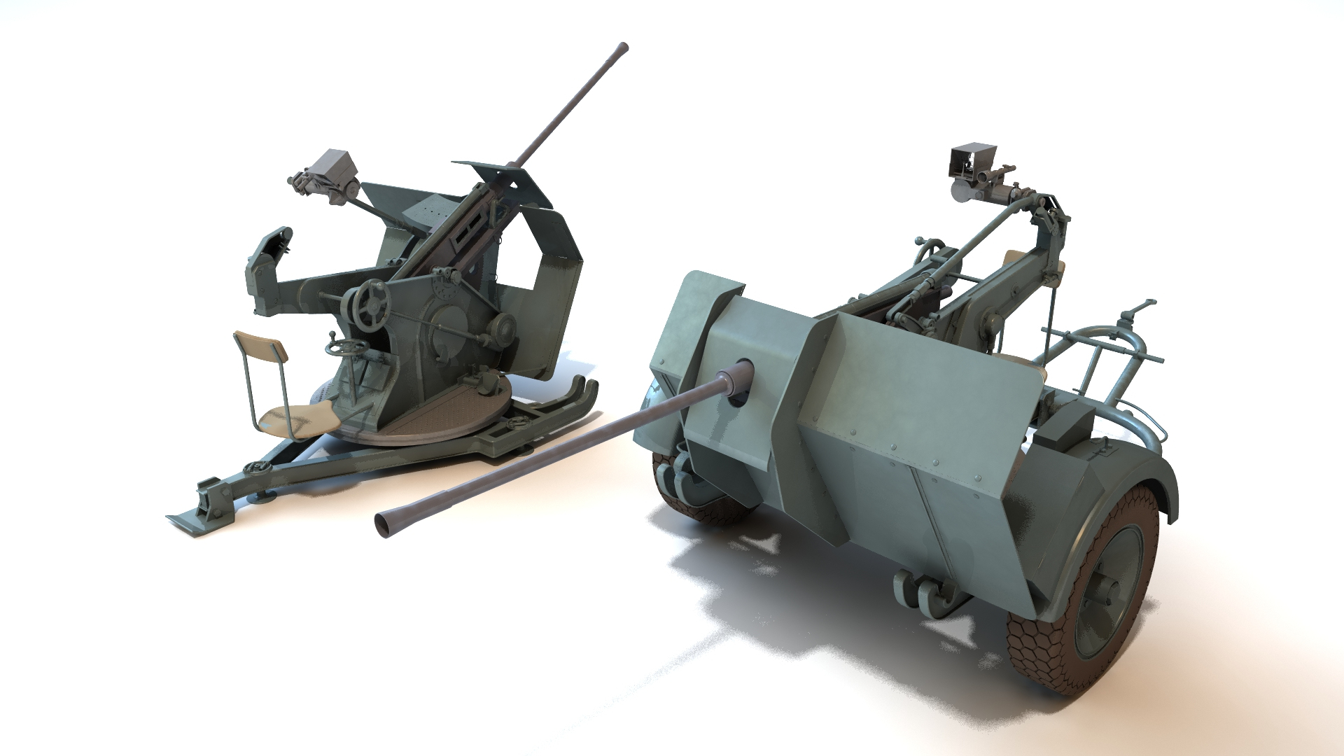 Flak 30 2 cm 3D model - TurboSquid 1719537