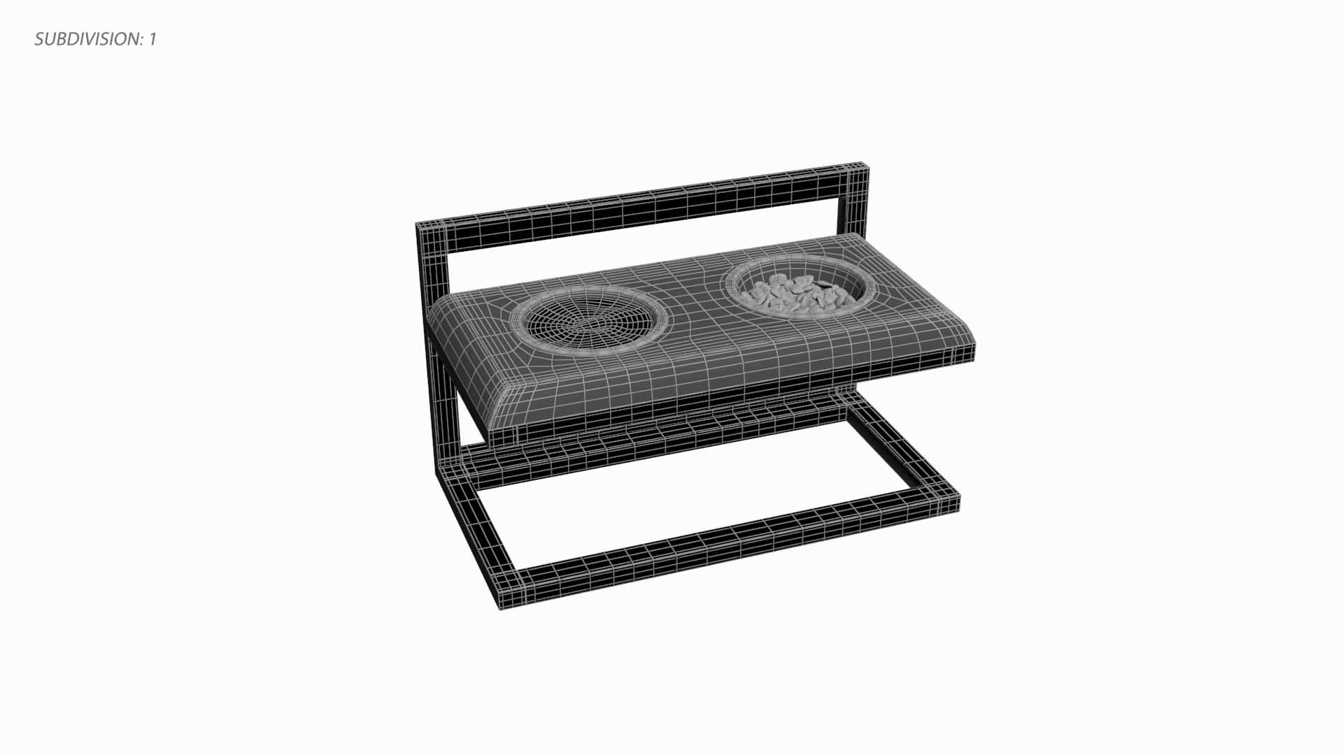 3D Double High Bowl Model - TurboSquid 1899679