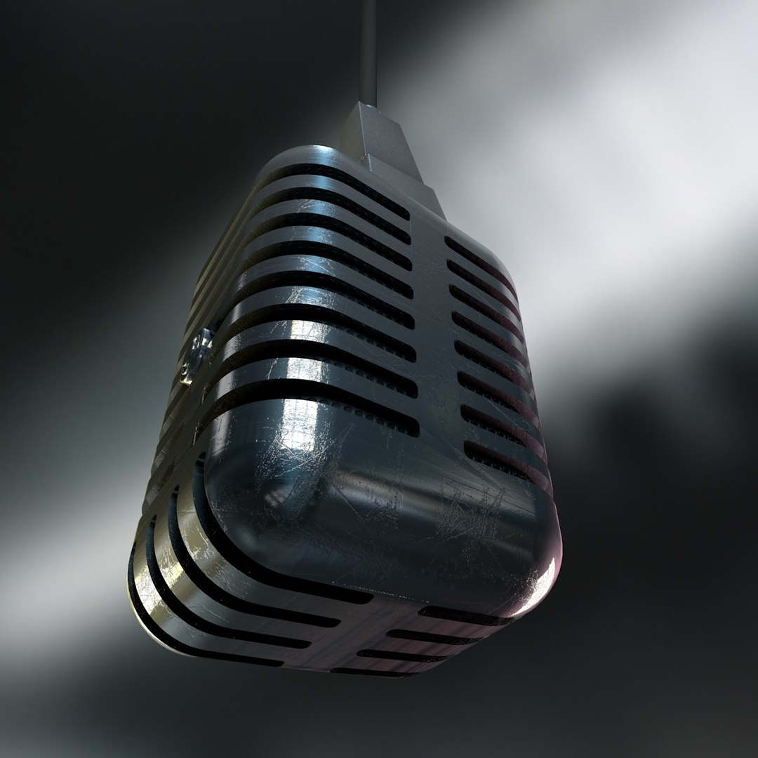 3ds Vintage Microphone