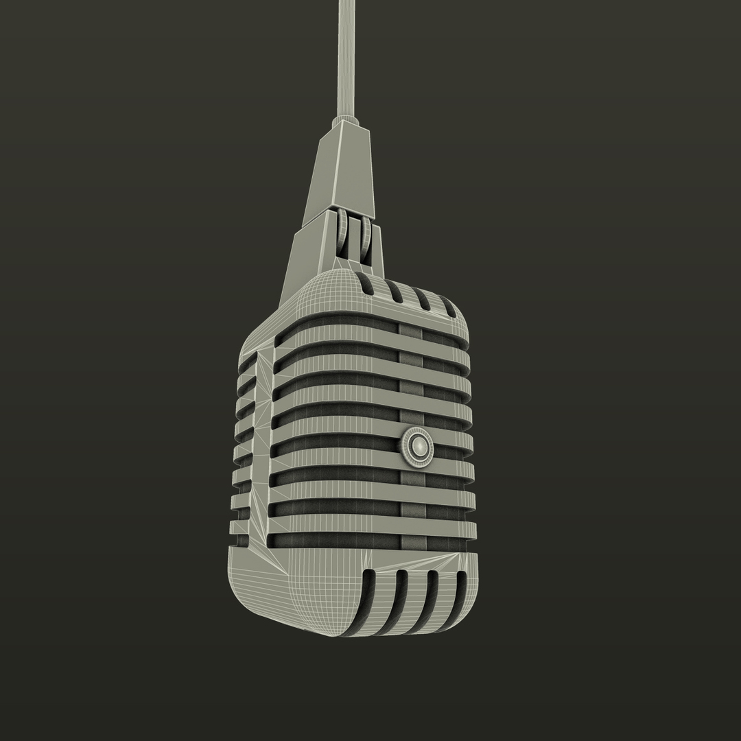 3ds Vintage Microphone