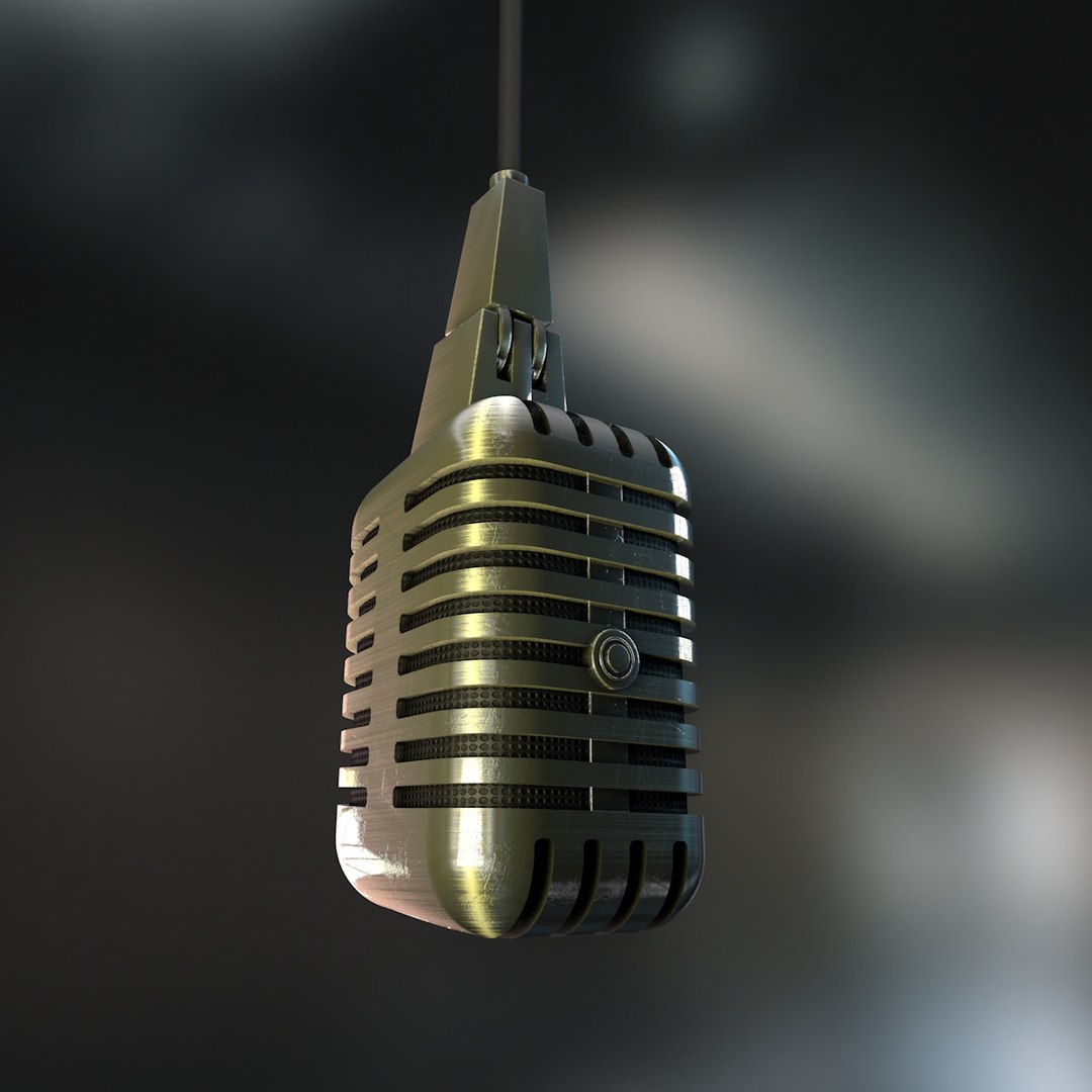 3ds Vintage Microphone