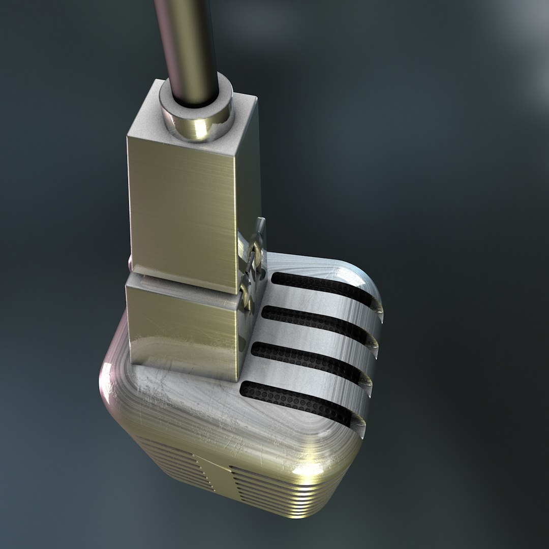 3ds Vintage Microphone