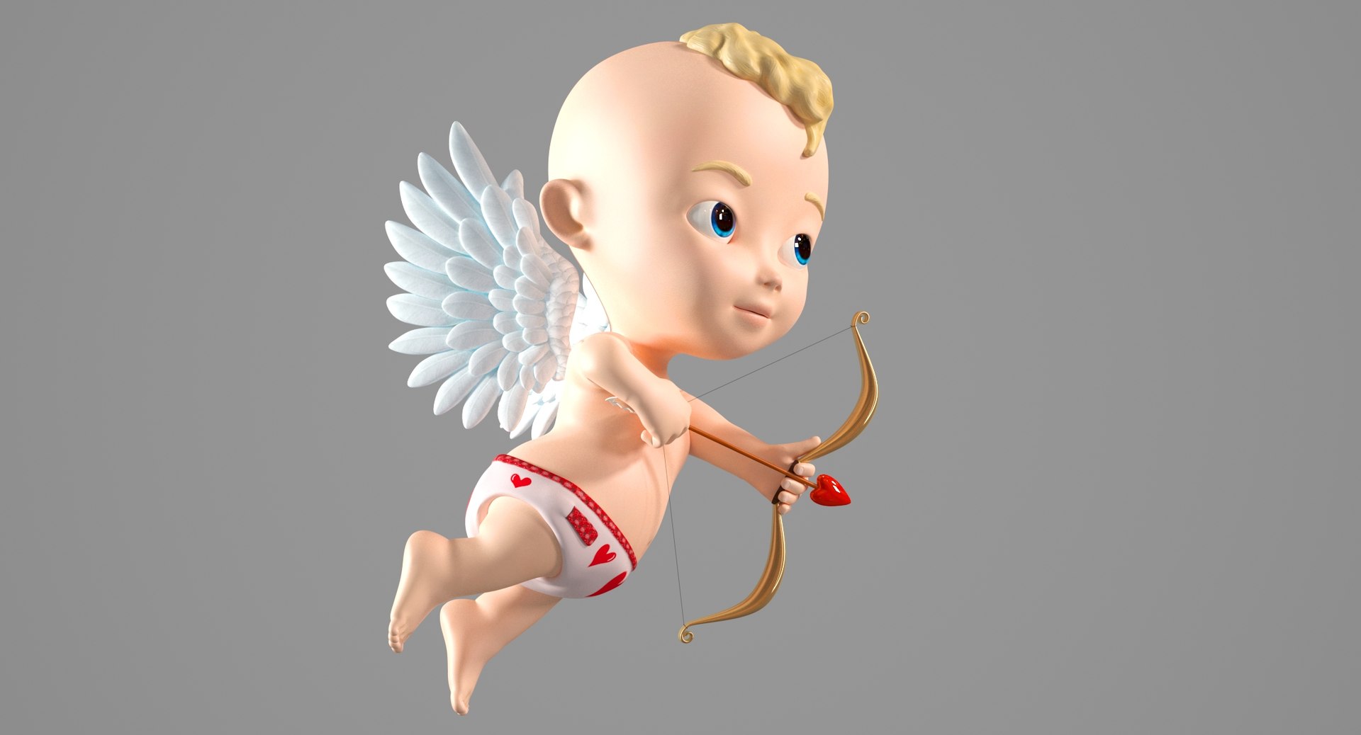 Cartoon Baby Boy Cupidon 3D - TurboSquid 1377521