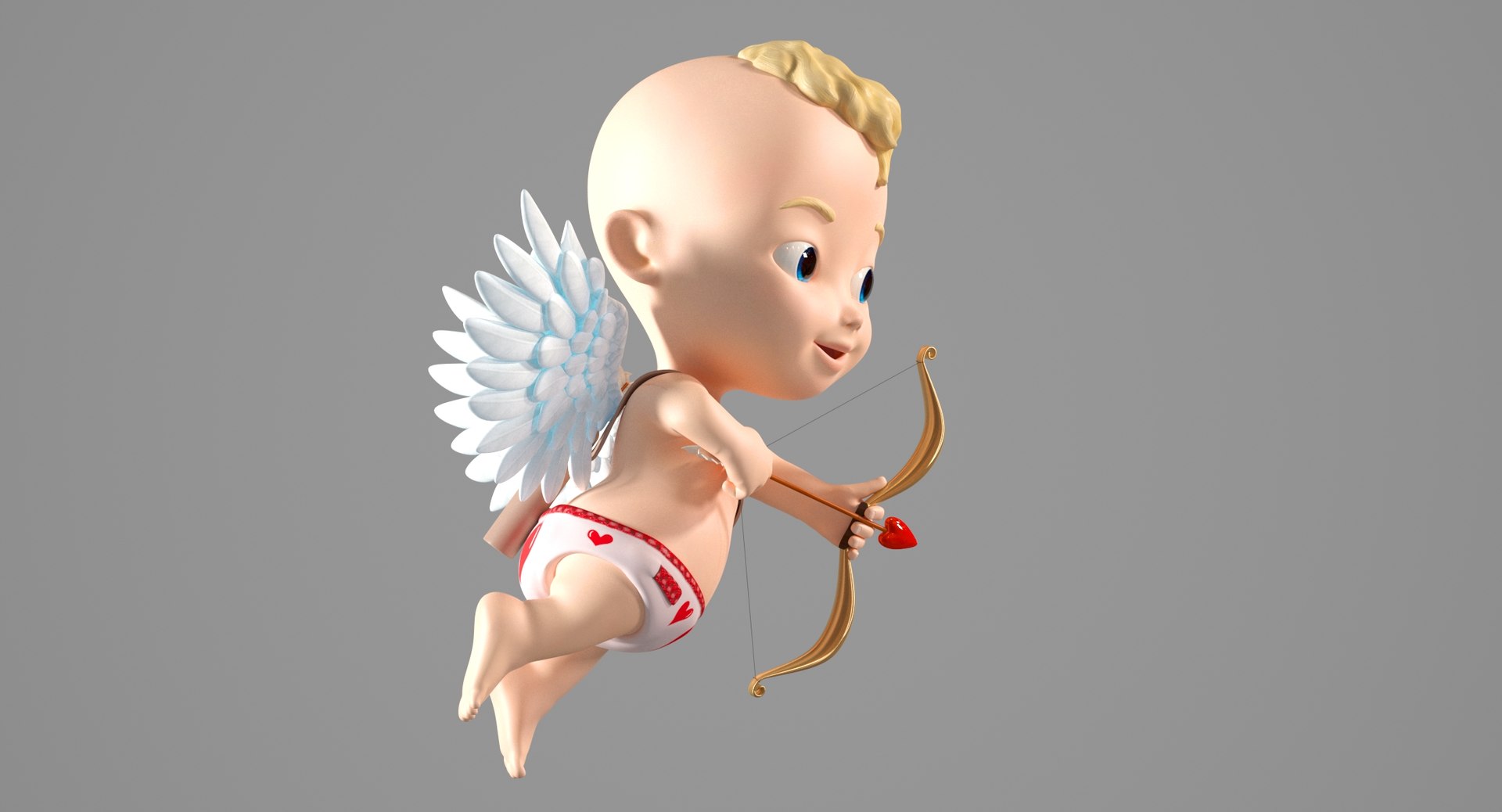 Cartoon Baby Boy Cupidon 3D - TurboSquid 1377521