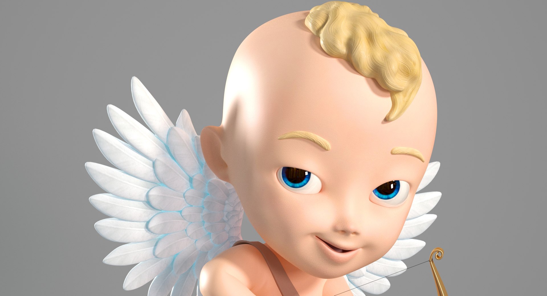 Cartoon Baby Boy Cupidon 3D - TurboSquid 1377521
