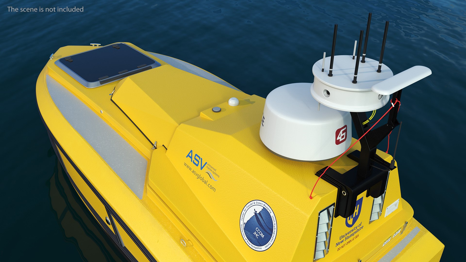 Autonomous Surface Vehicle Model Turbosquid 2206575