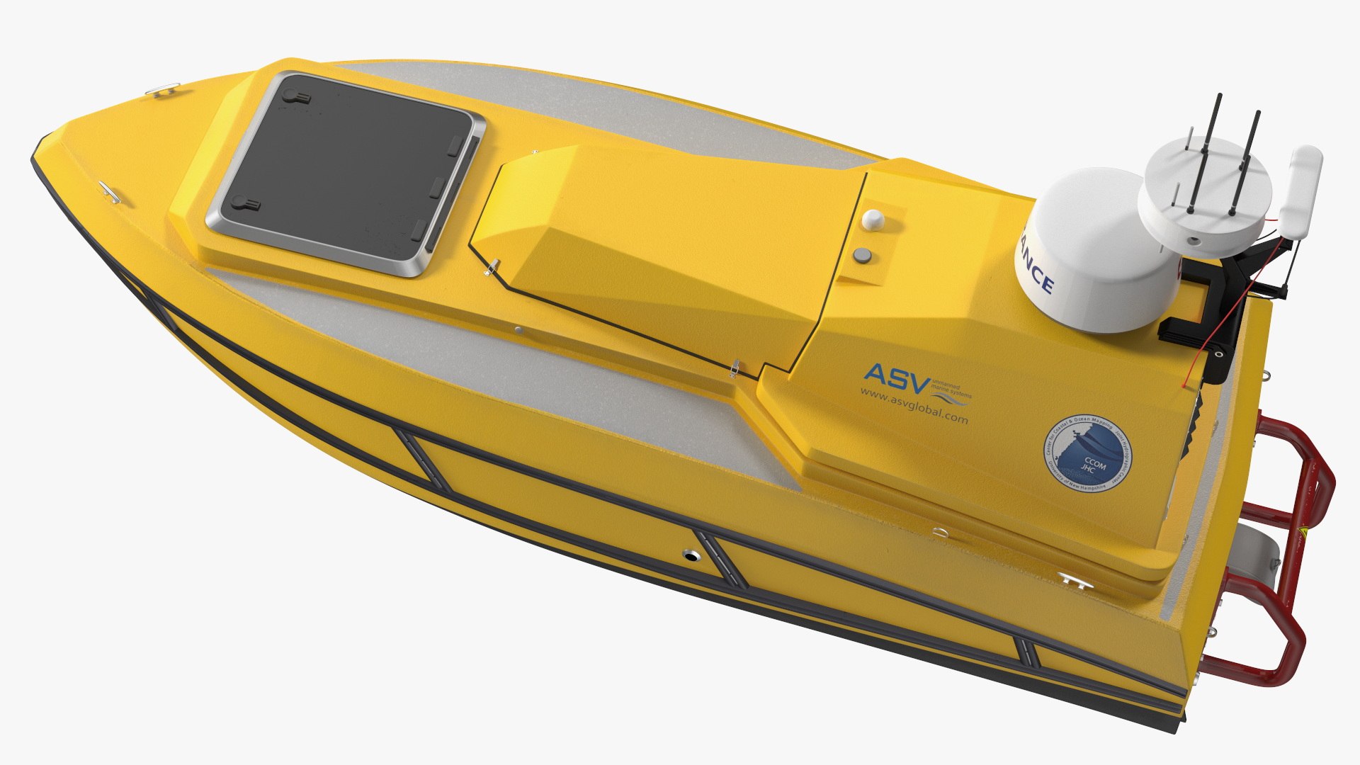Autonomous Surface Vehicle Model Turbosquid 2206575