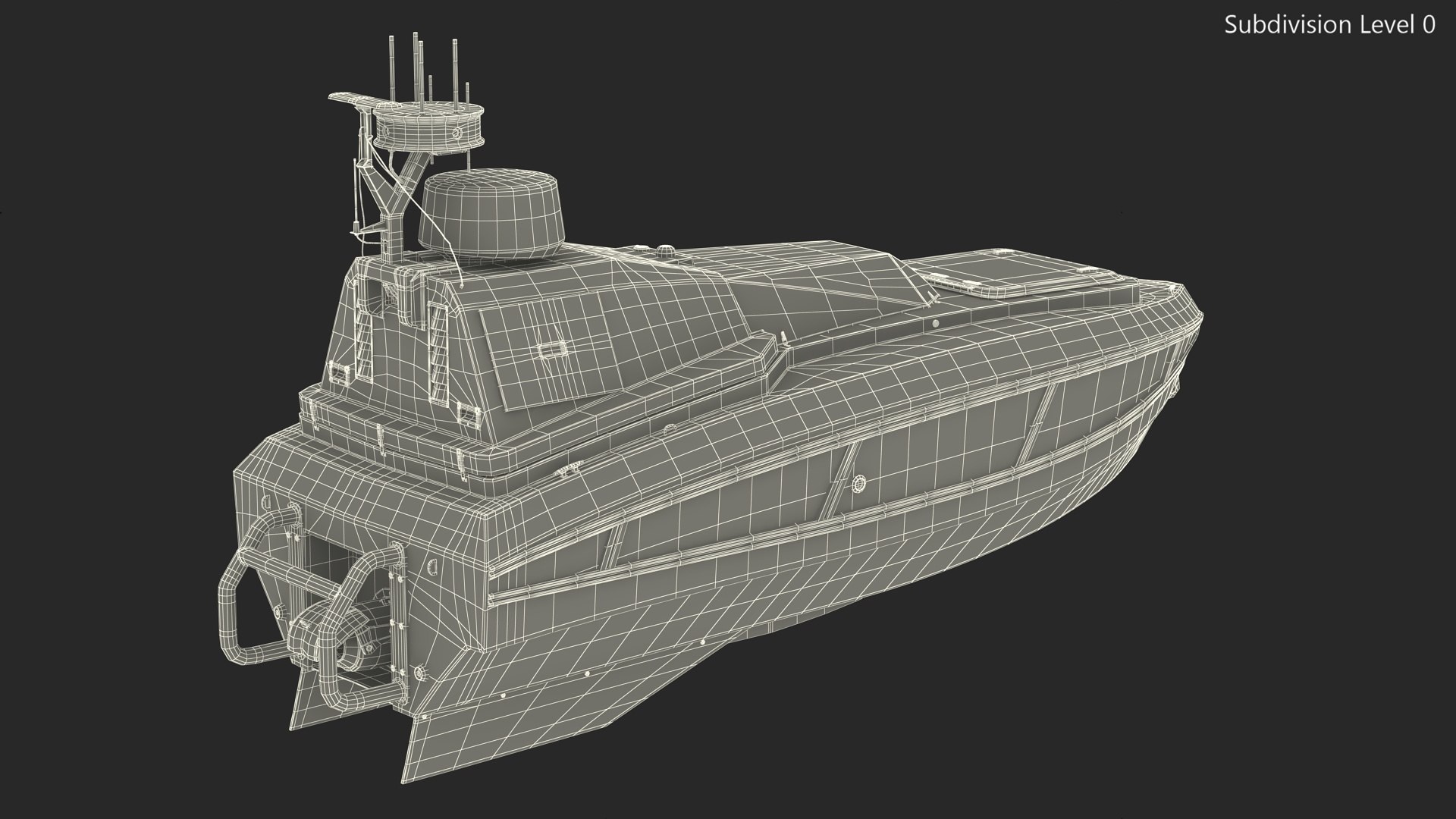 Autonomous Surface Vehicle Model Turbosquid 2206575