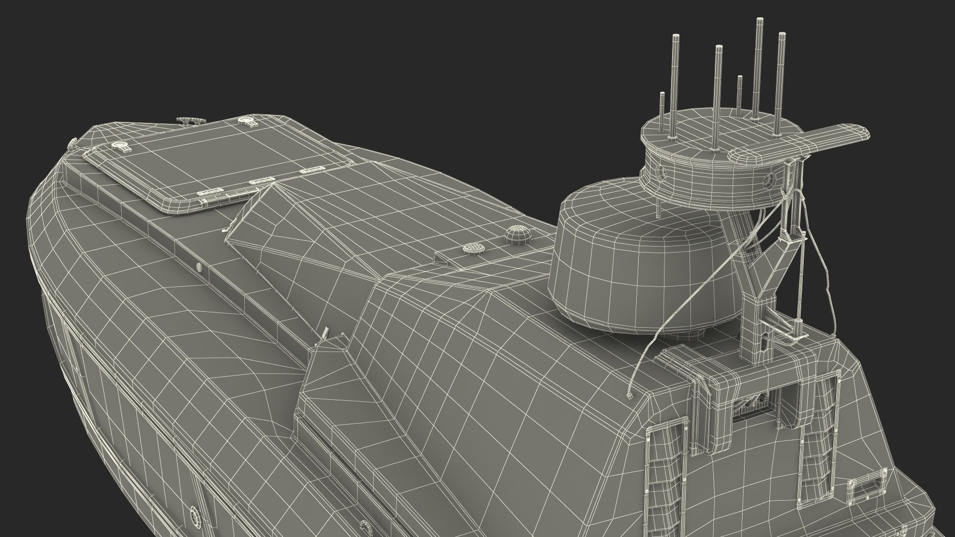 Autonomous Surface Vehicle Model Turbosquid 2206575