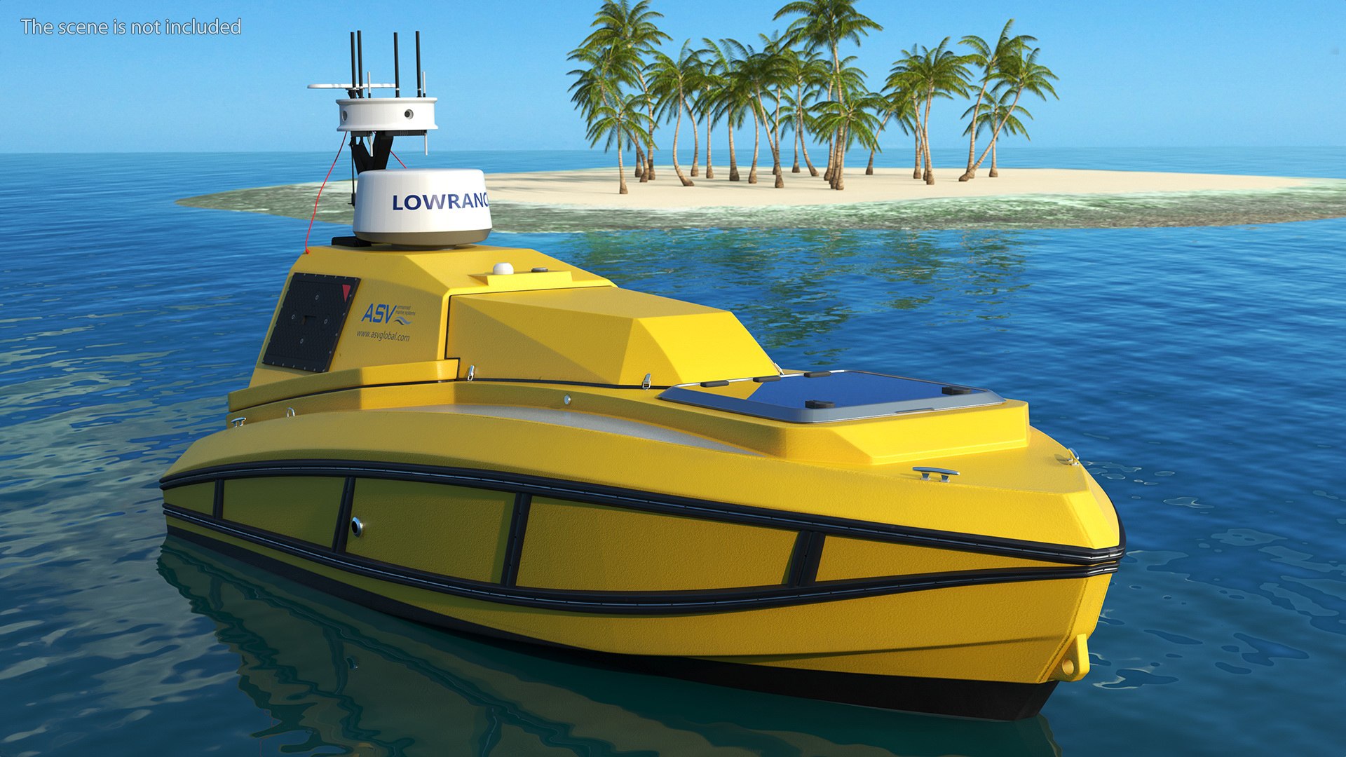Autonomous Surface Vehicle Model Turbosquid 2206575
