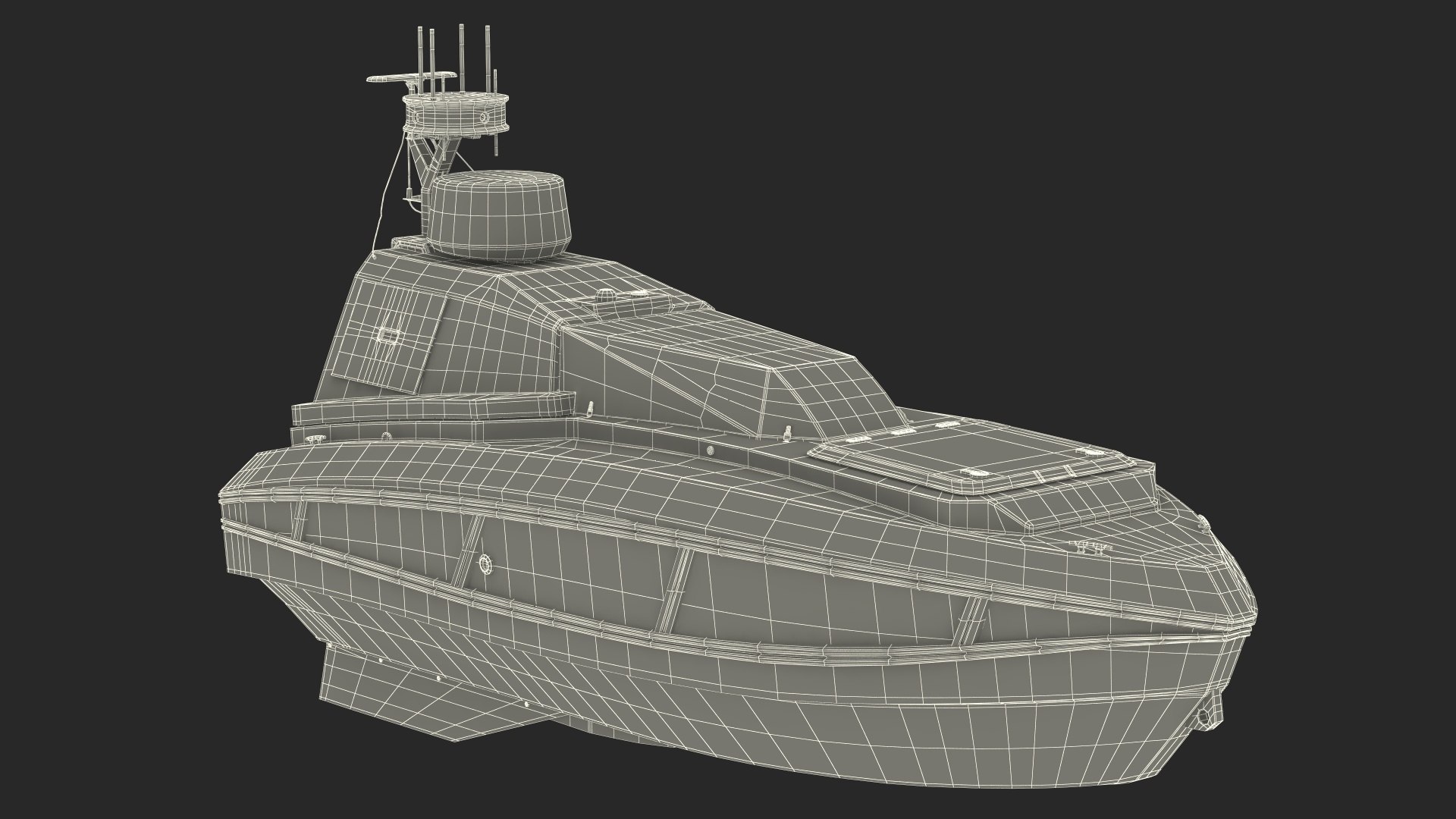 Autonomous Surface Vehicle Model - TurboSquid 2206575