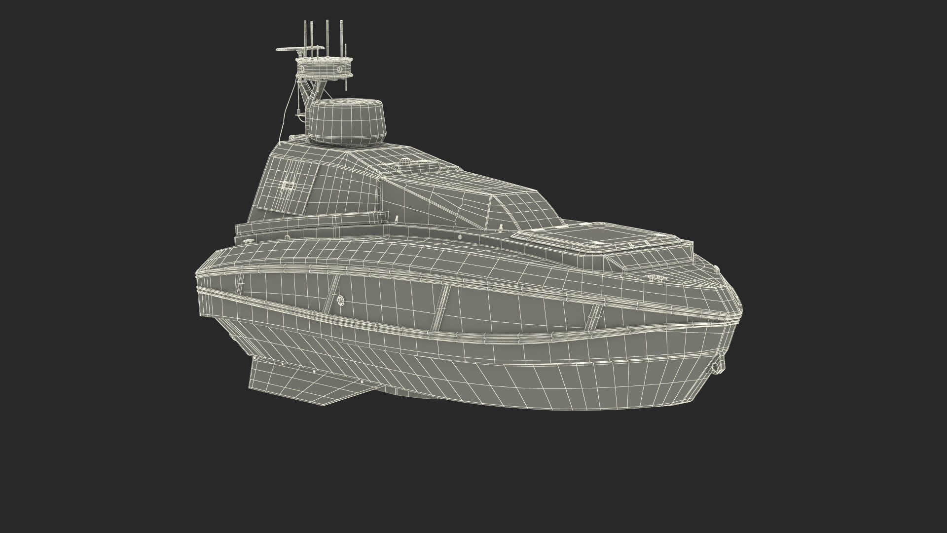 Autonomous Surface Vehicle Model Turbosquid 2206575