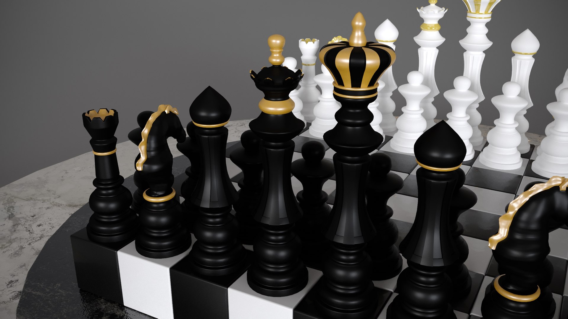 Printable Set Of Original Chess 3D Model - TurboSquid 2189968