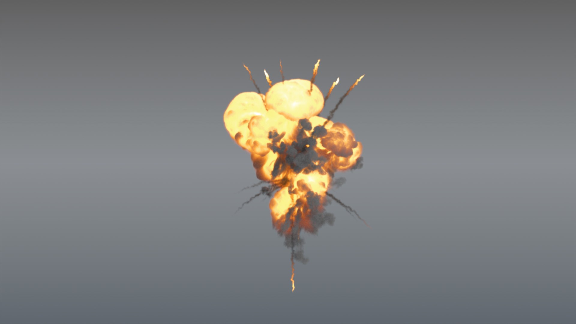 3D Aerial Explosion Trails 01 - Vdb Model - TurboSquid 2234294