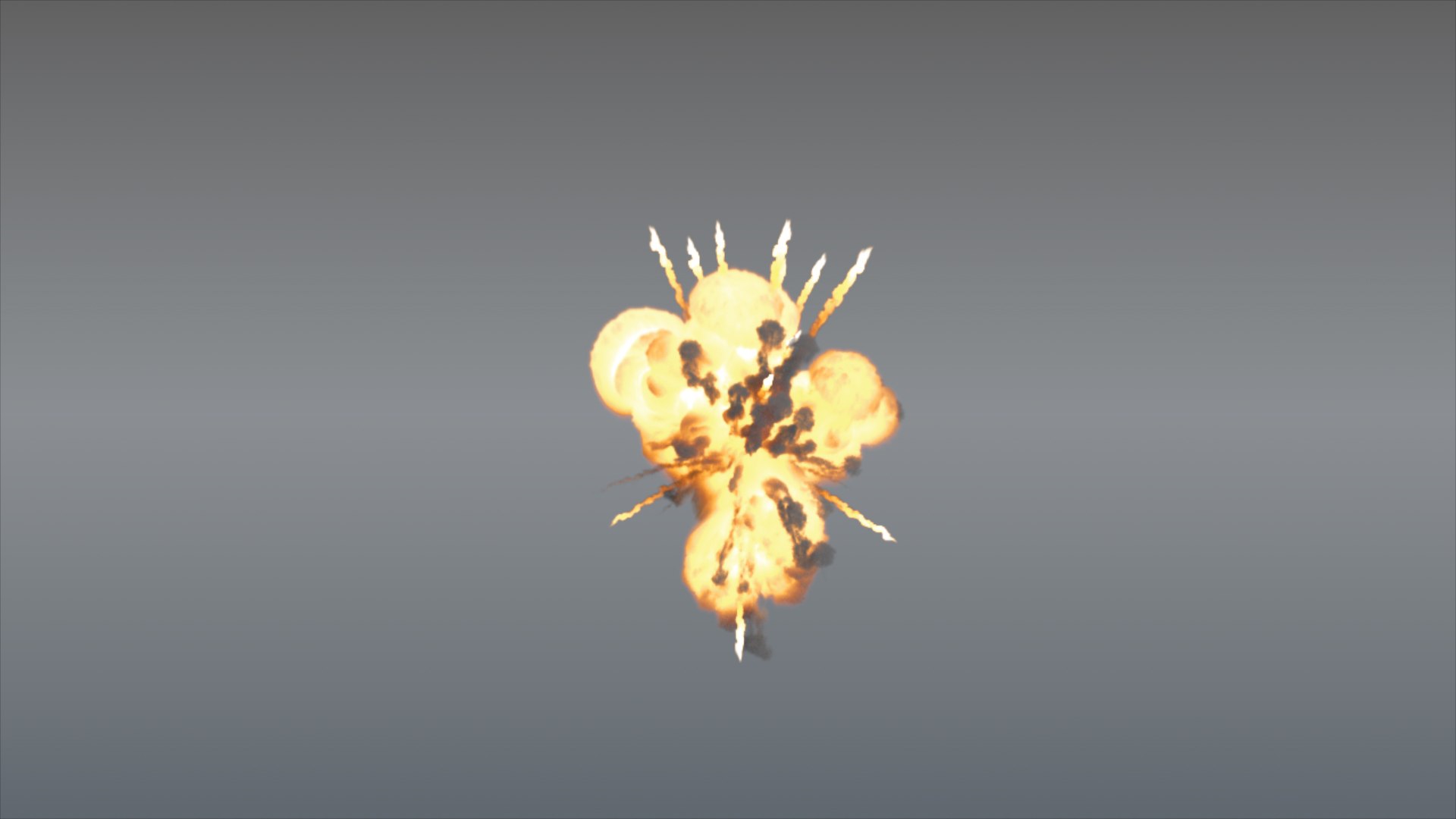 3D Aerial Explosion Trails 01 - Vdb Model - TurboSquid 2234294