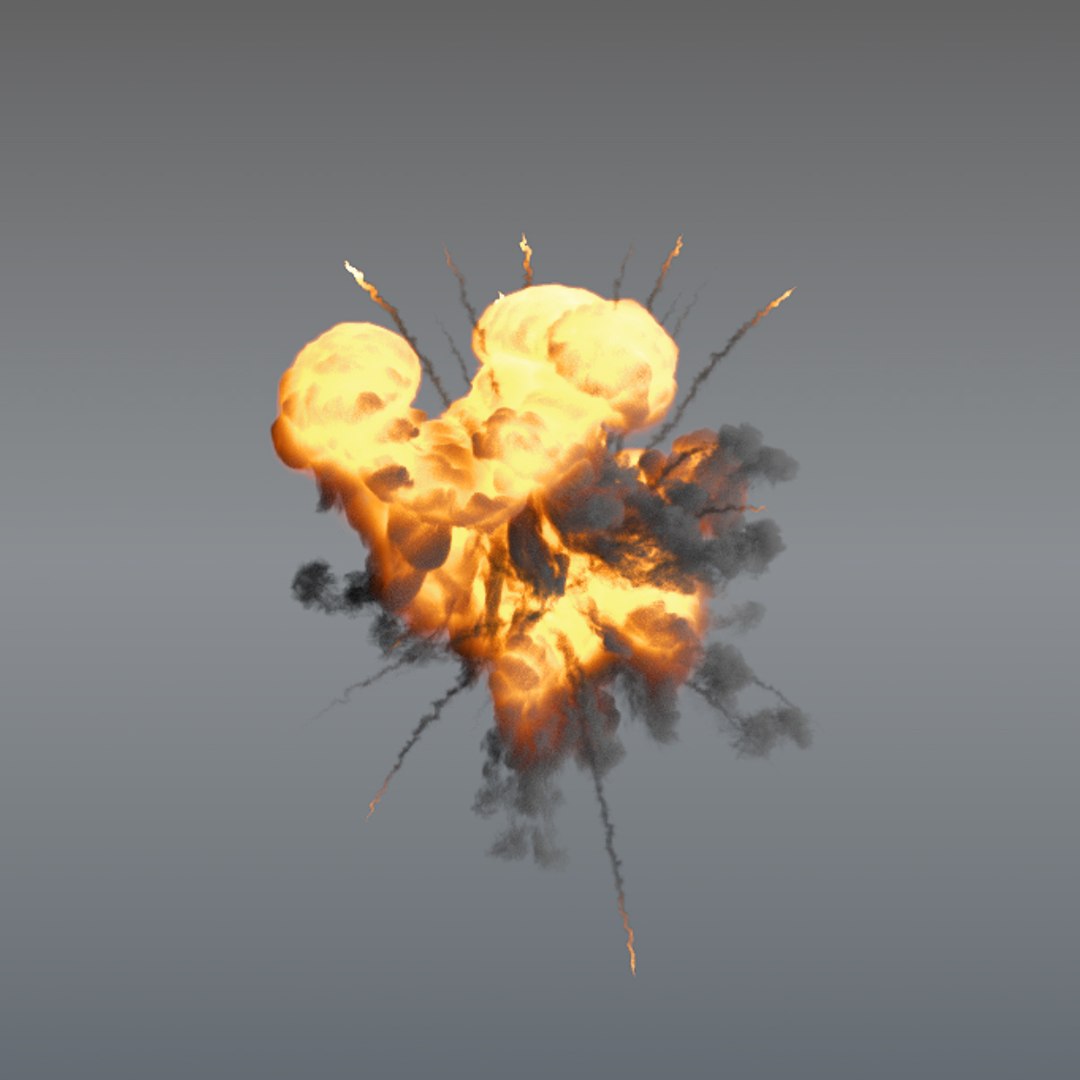 3D Aerial Explosion Trails 01 - Vdb Model - TurboSquid 2234294