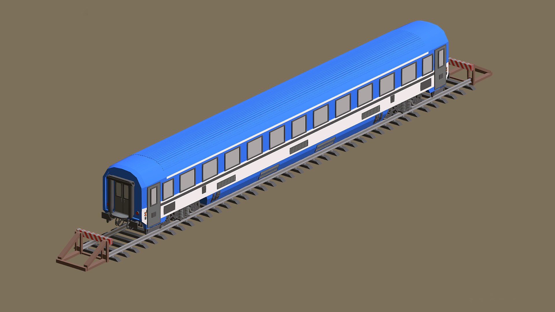 3D 18 Train Models In Just One Package Low-poly 3D Model Model ...