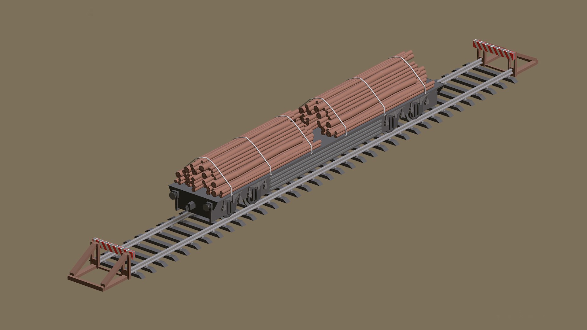 3D 18 Train Models In Just One Package Low-poly 3D Model Model ...