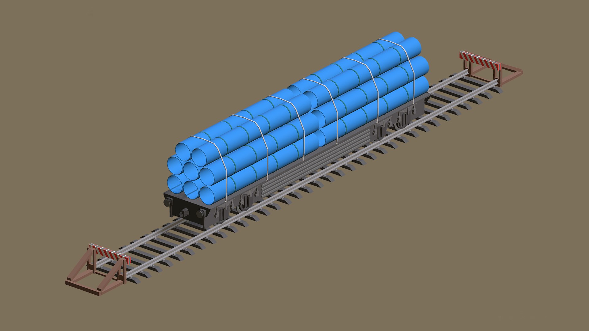 3D 18 train models in just one package Low-poly 3D model model ...