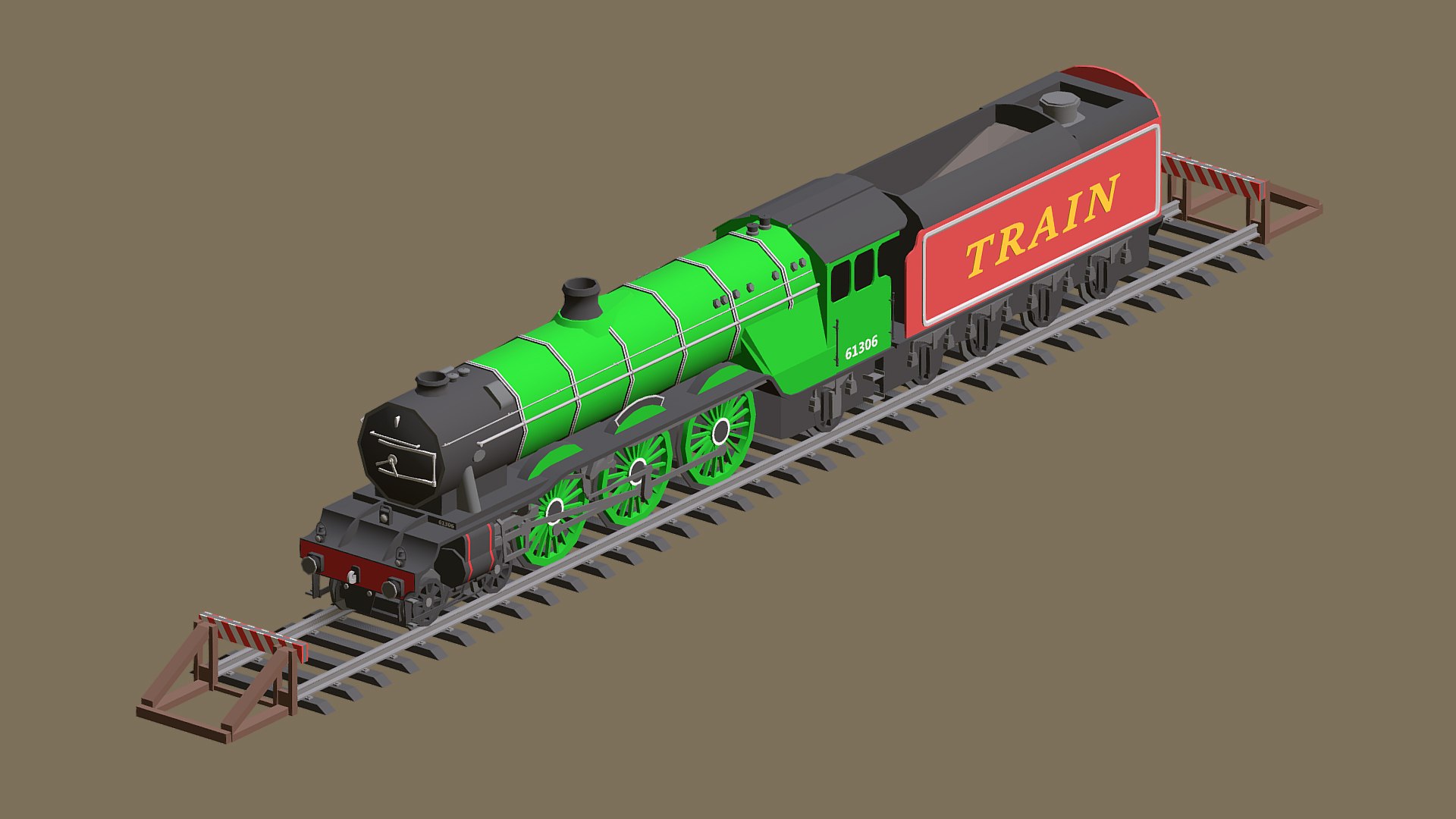 3D 18 train models in just one package Low-poly 3D model model ...