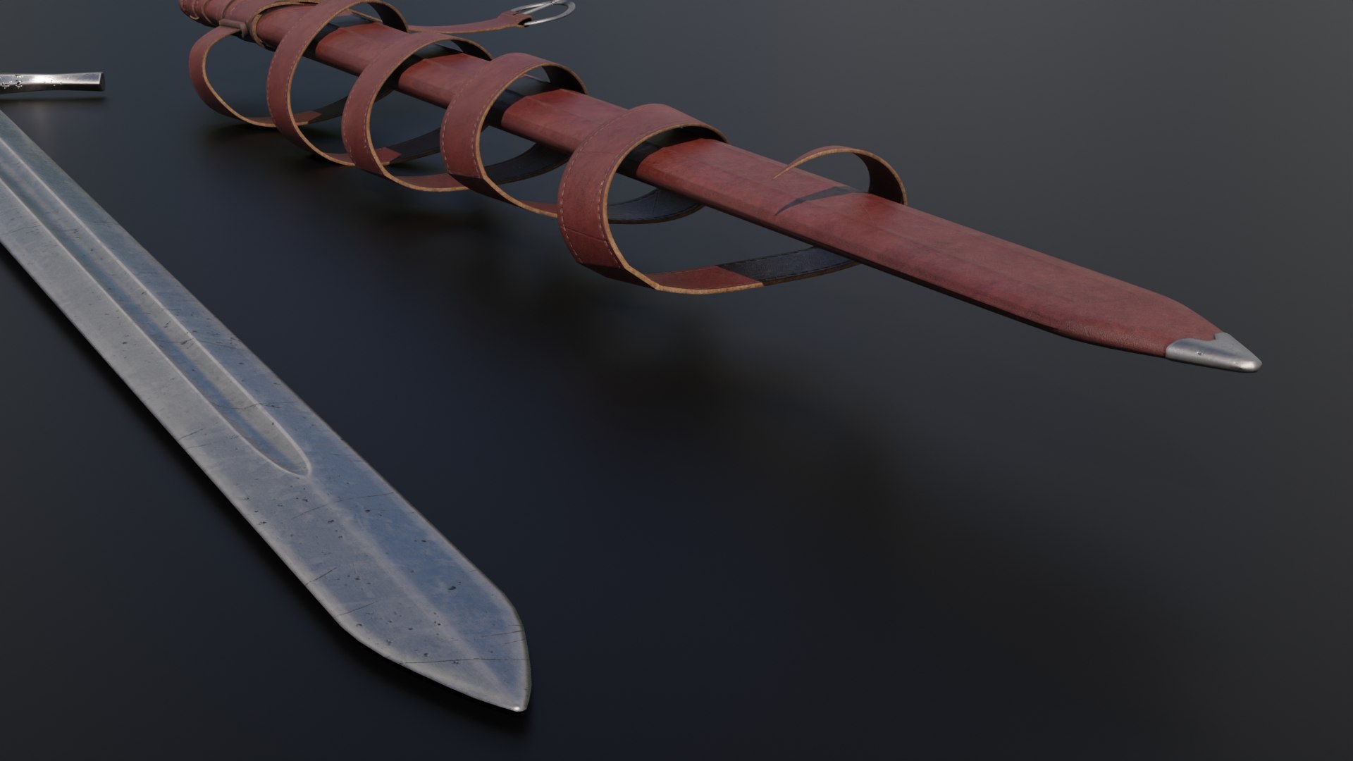 Templar Knight Sword 3D Model - TurboSquid 2127889