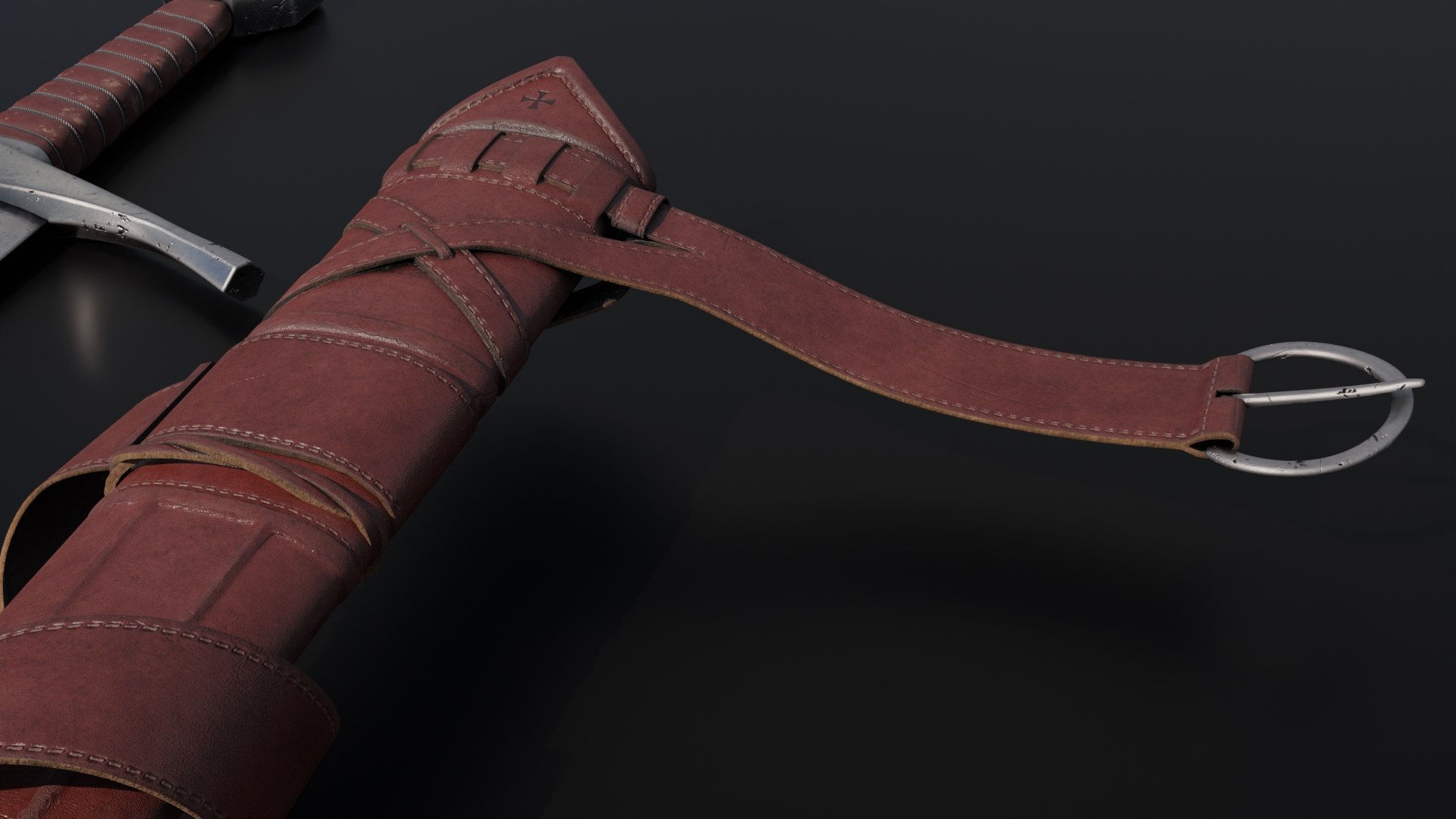 Templar Knight Sword 3D Model - TurboSquid 2127889