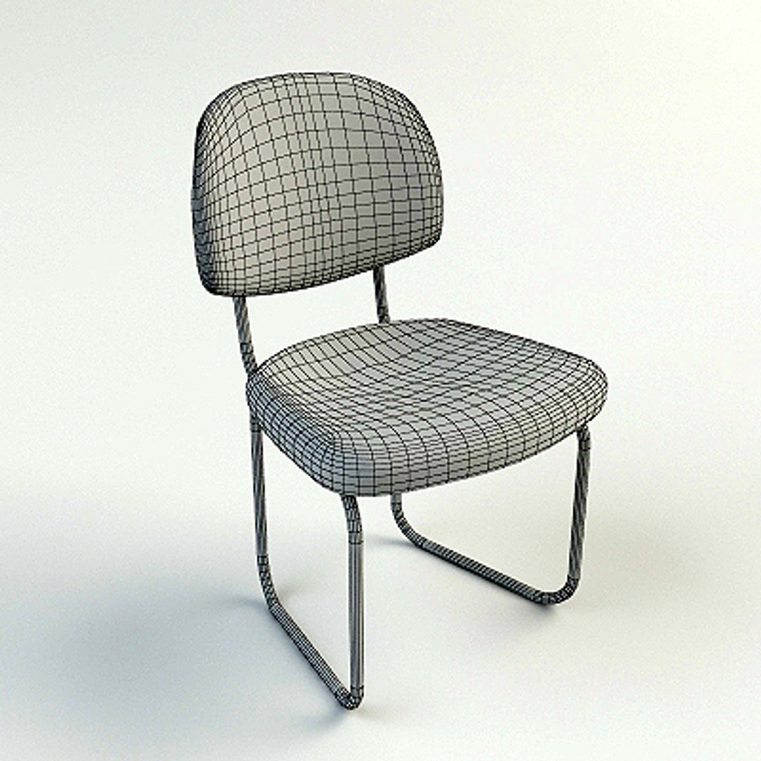 Study Carrel Chair - 3d Max
