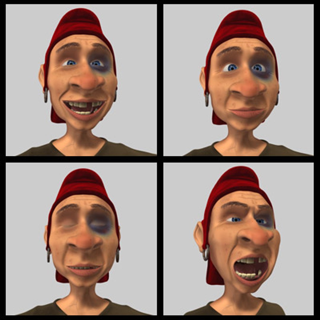 3d Model Gnome Character Animation Idler