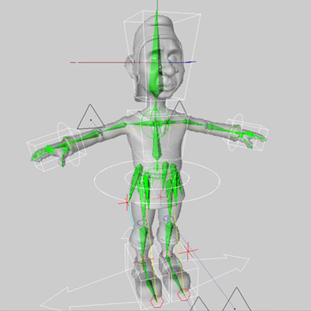 3d Model Gnome Character Animation Idler