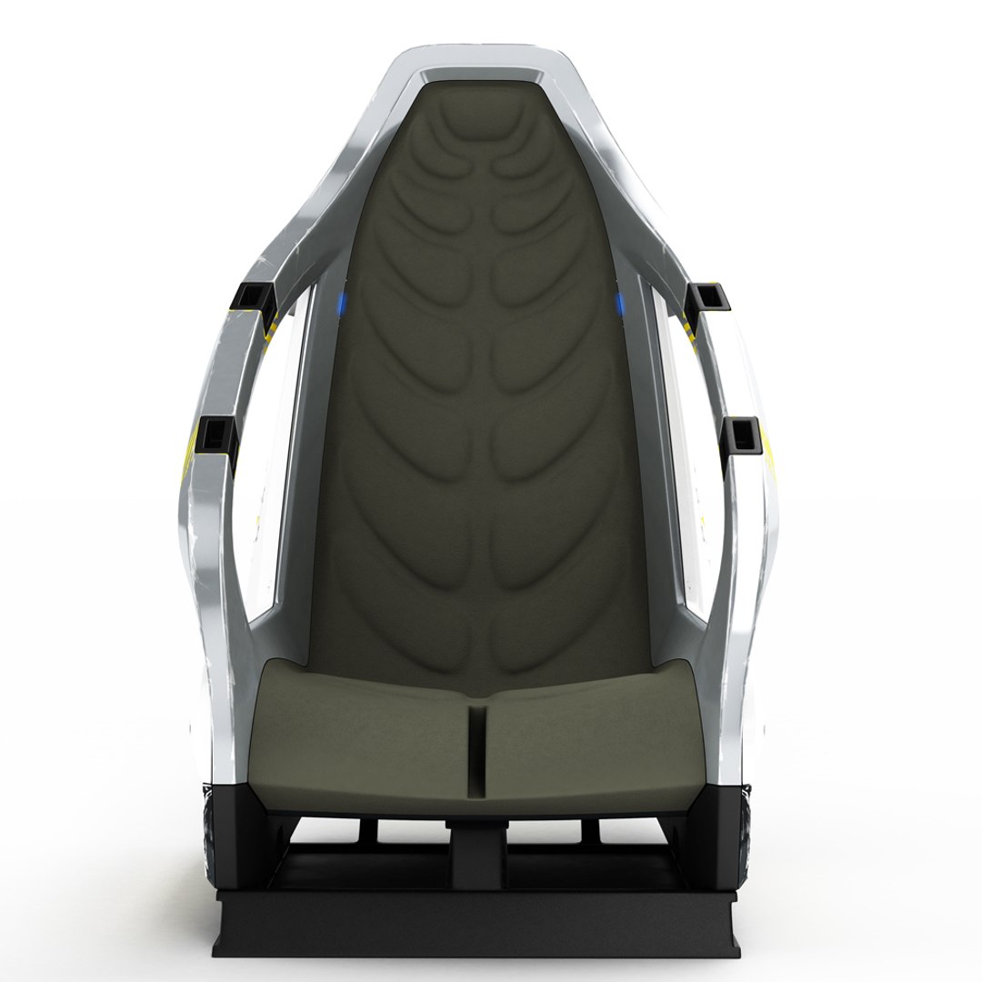 3D Universal Pilot Seat Model - TurboSquid 1256119