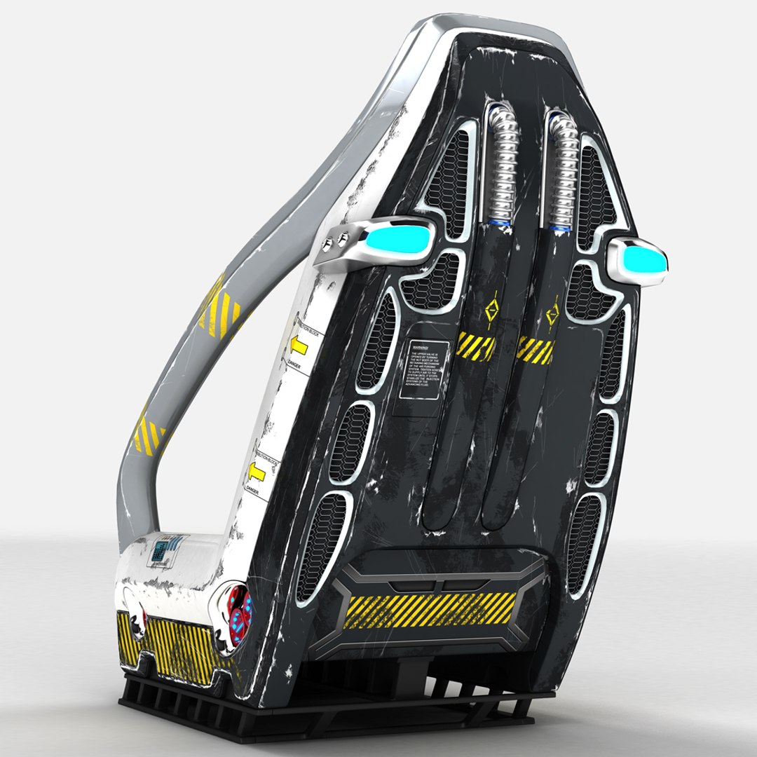 3D Universal Pilot Seat Model - TurboSquid 1256119