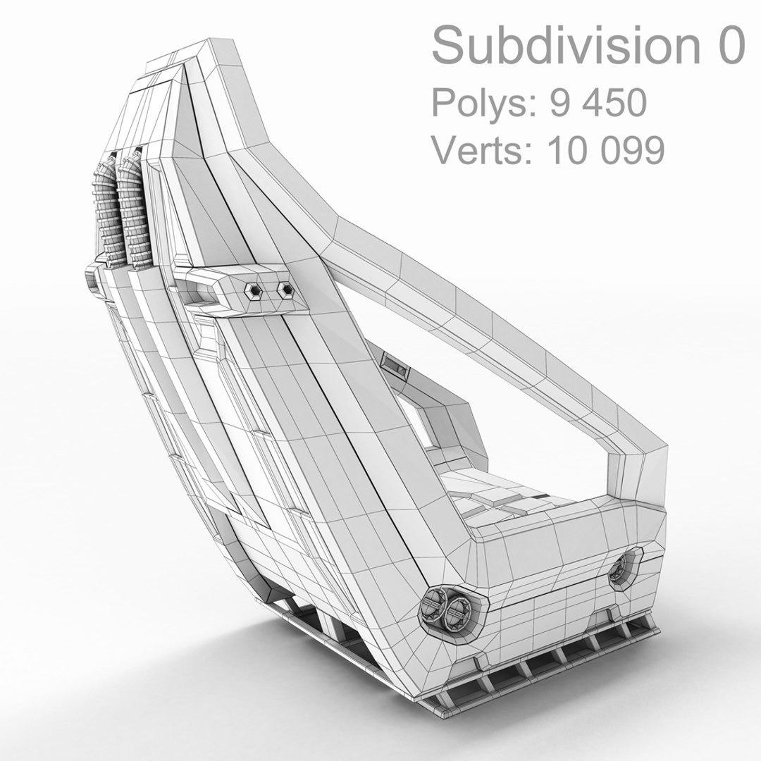 3D Universal Pilot Seat Model - TurboSquid 1256119