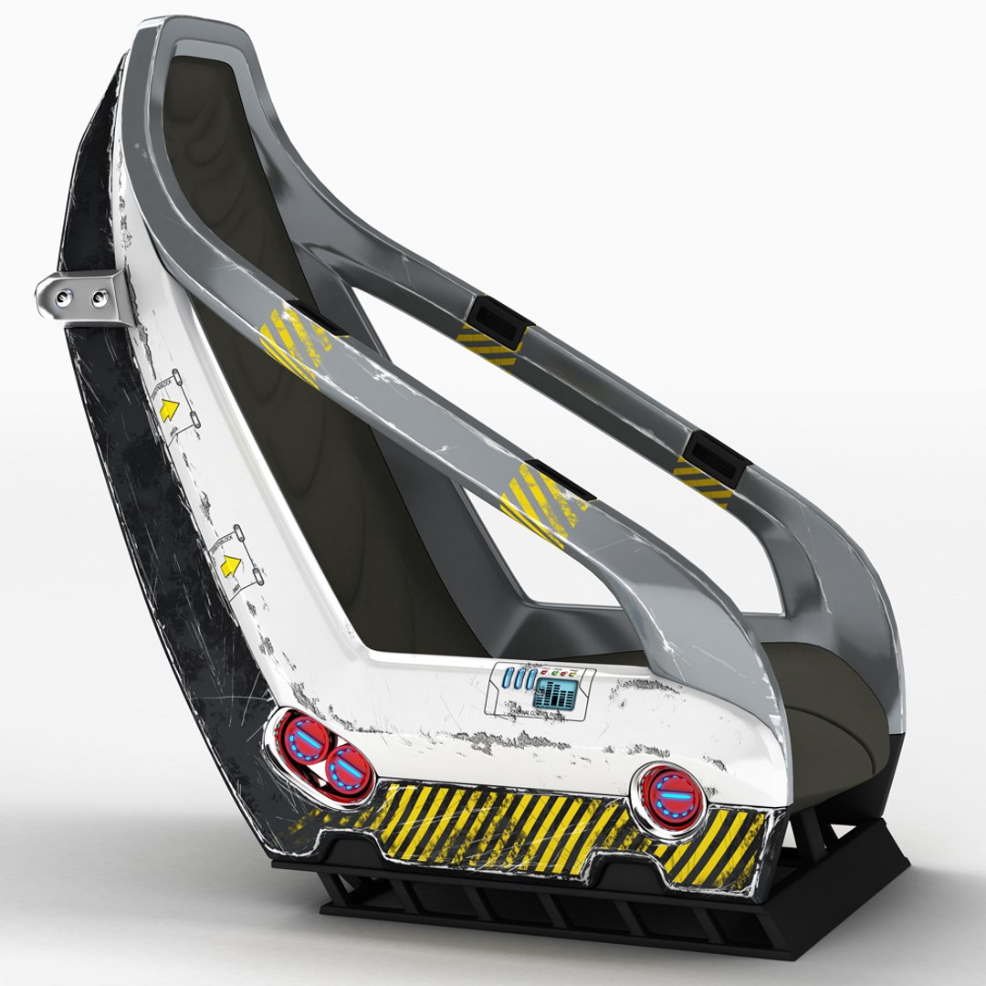 3D Universal Pilot Seat Model - TurboSquid 1256119