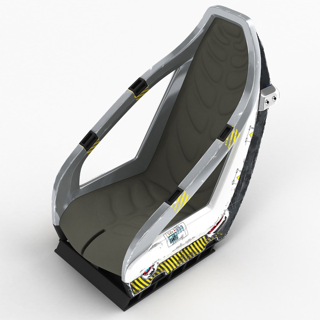 3D Universal Pilot Seat Model - TurboSquid 1256119