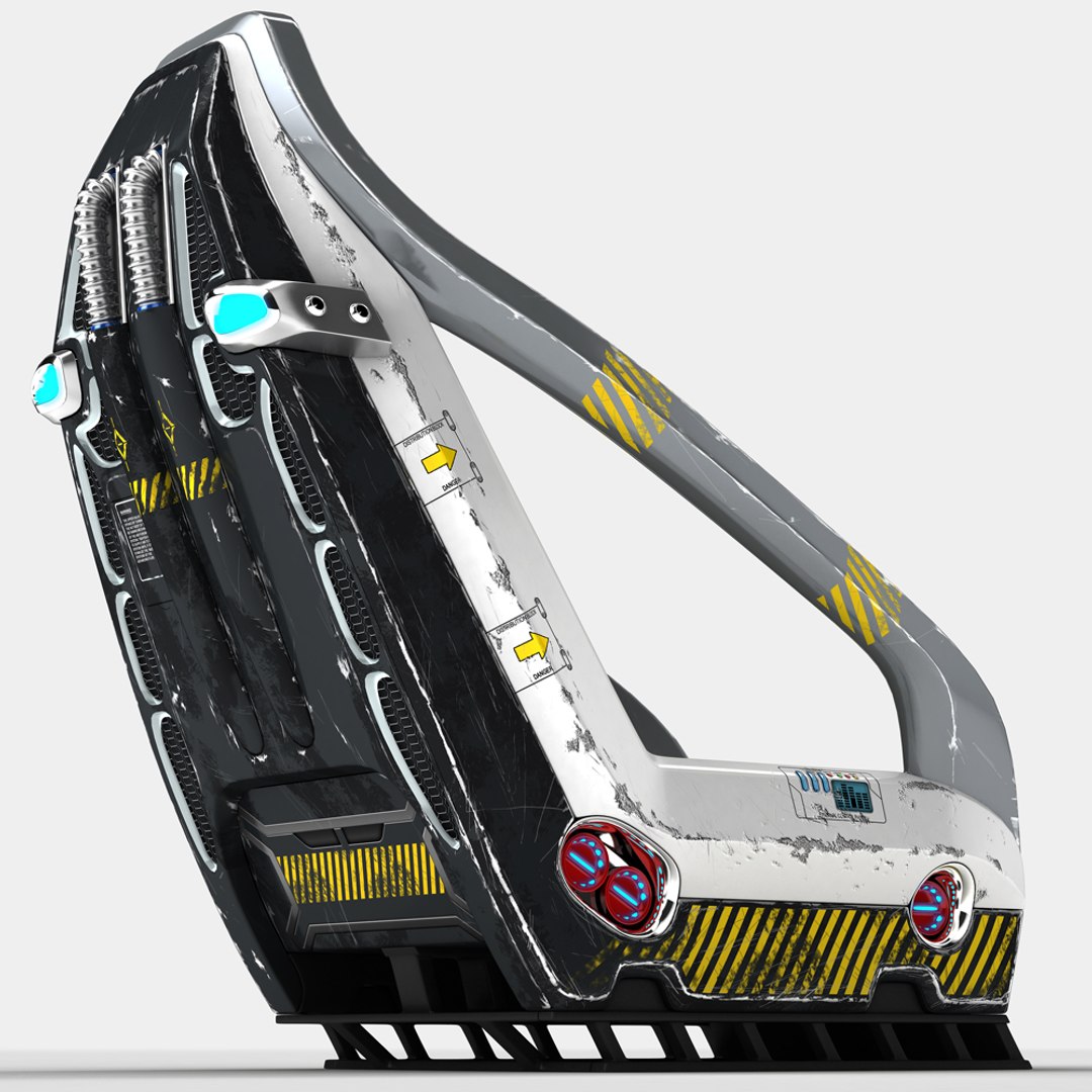 3D Universal Pilot Seat Model - TurboSquid 1256119