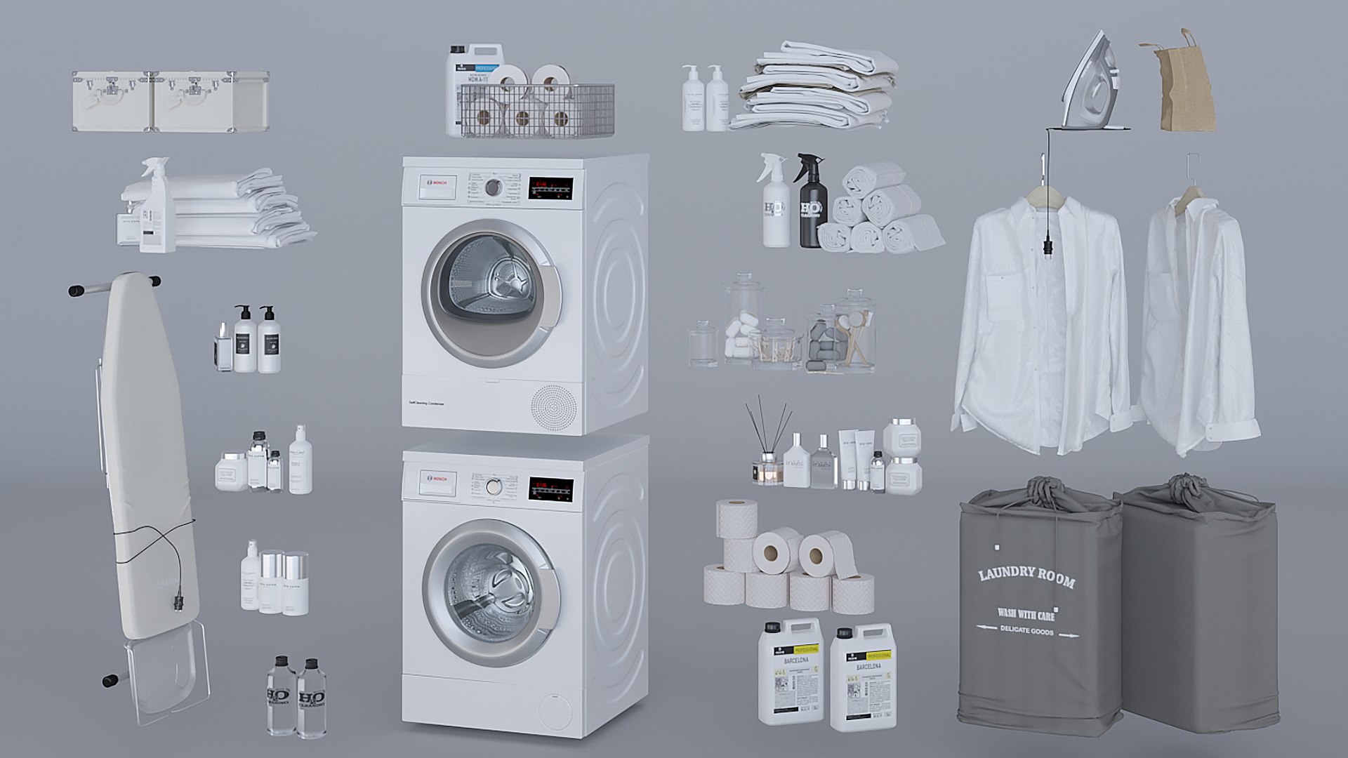 Laundry 3D Model - TurboSquid 1677511