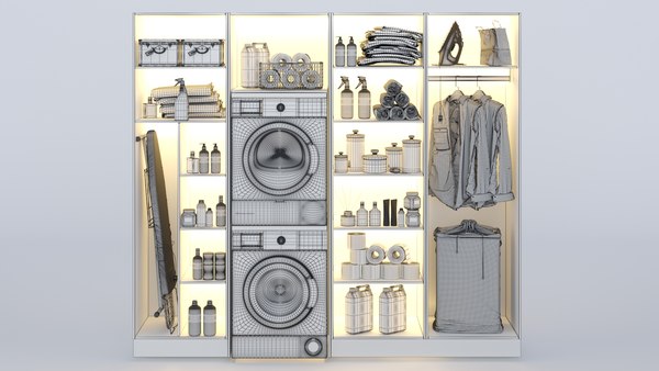 Laundry 3D model - TurboSquid 1677511