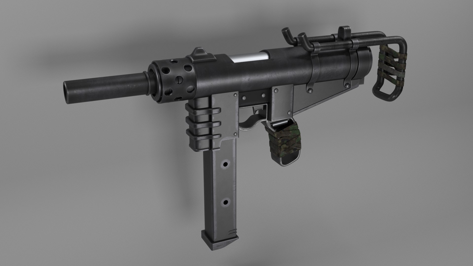 3D Submachine gun model - TurboSquid 1740501
