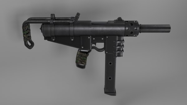 3D Submachine gun model - TurboSquid 1740501