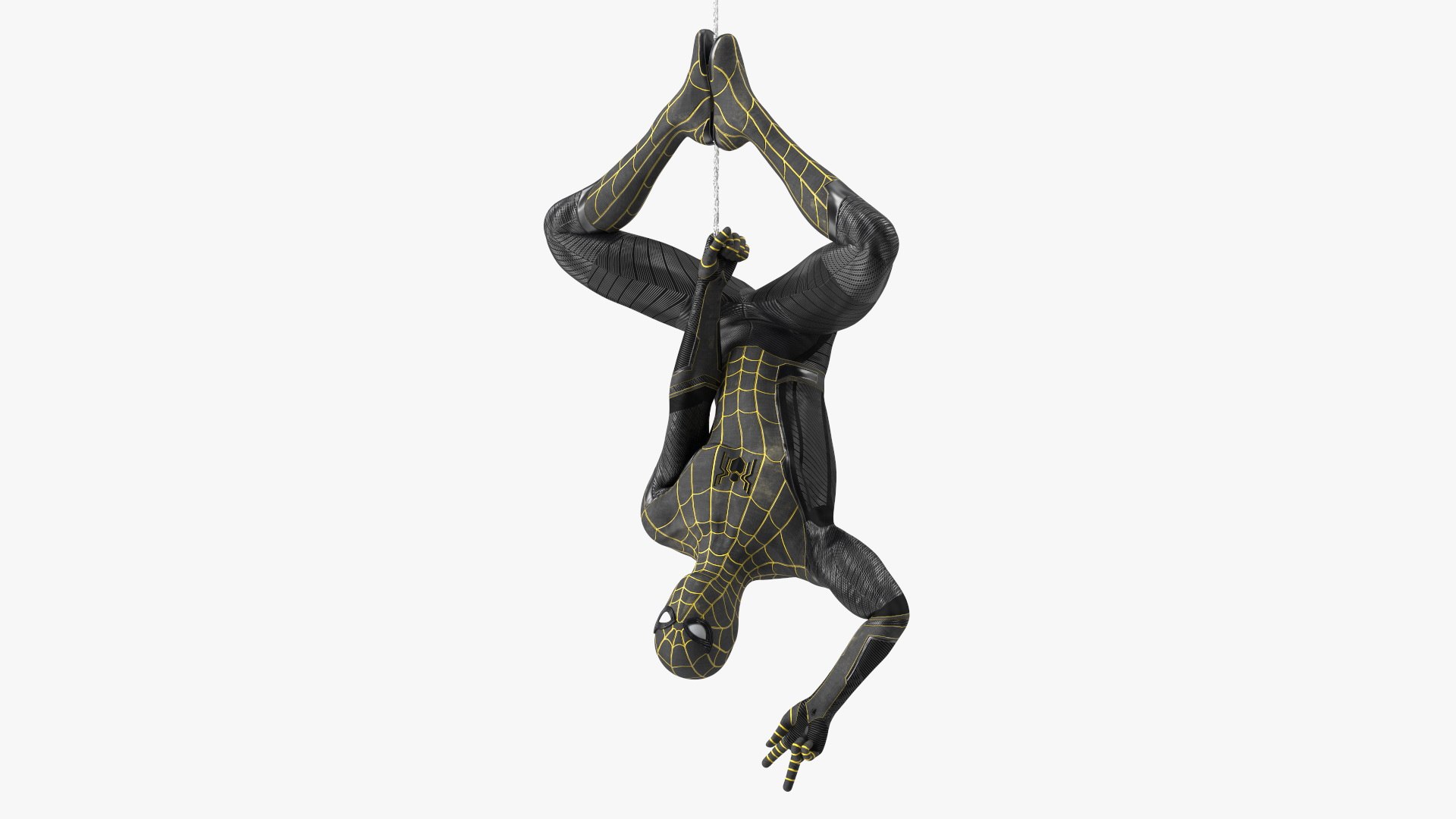 Spiderman Black Suit Hanging Pose 3D model - TurboSquid 2091914