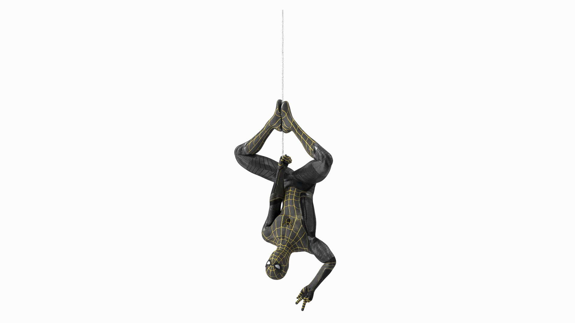 Spiderman Black Suit Hanging Pose 3D Model - TurboSquid 2091914