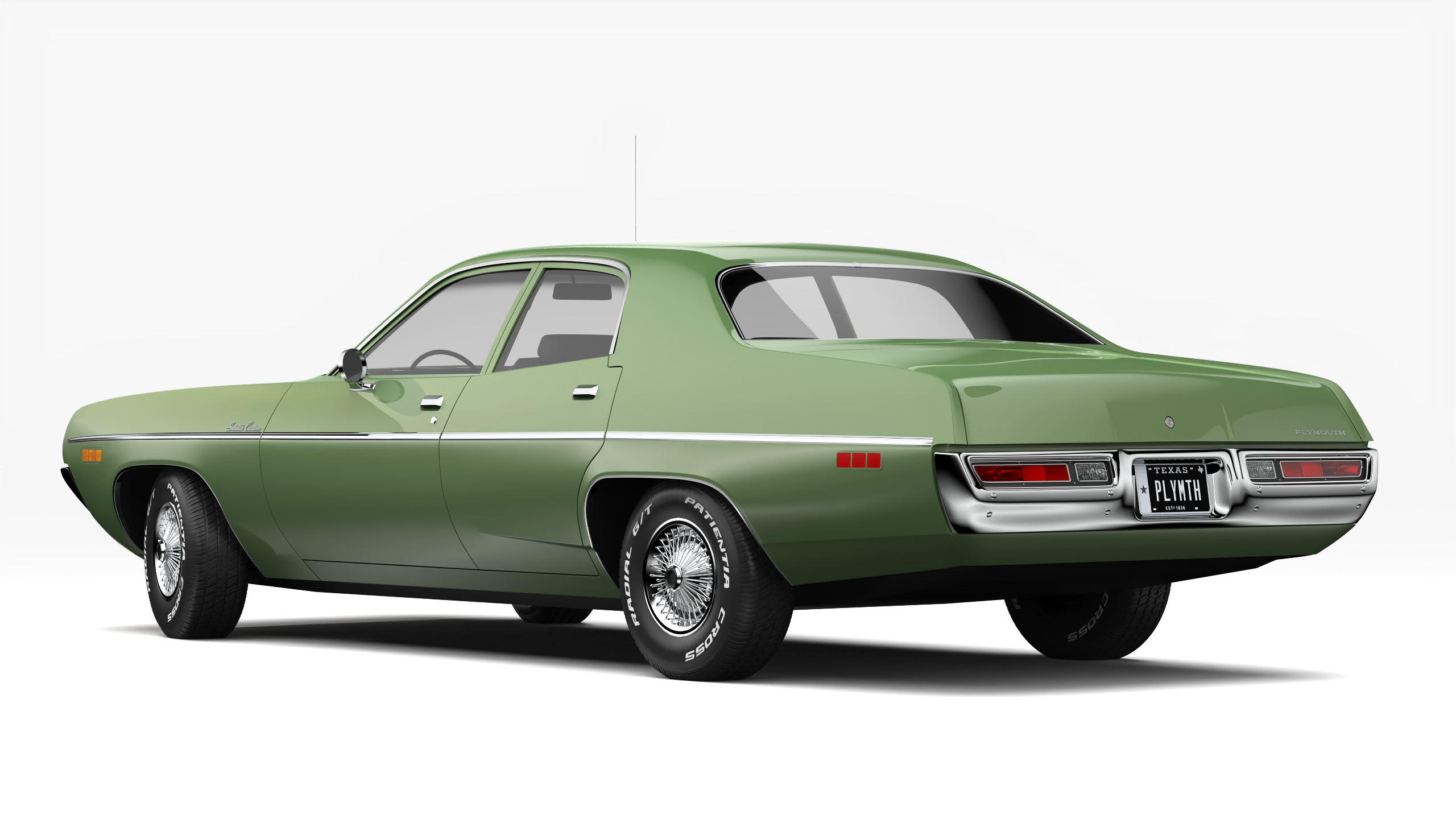 Plymouth Satellite Custom 1971 model - TurboSquid 1810529