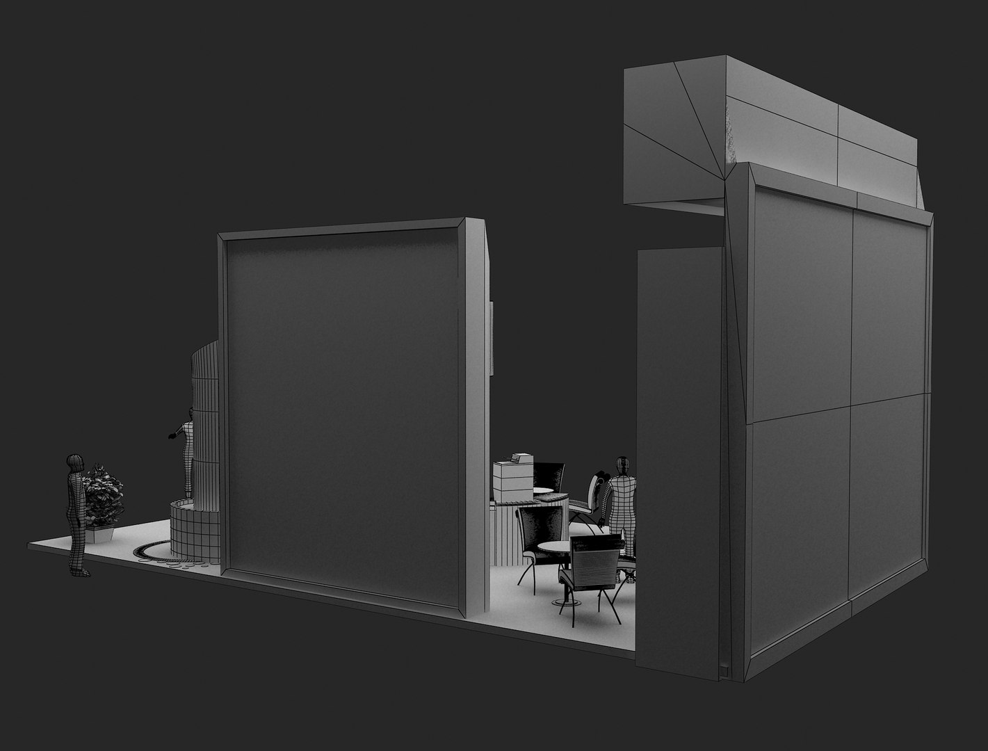 Stand Exhibition Booth Model - TurboSquid 1700128