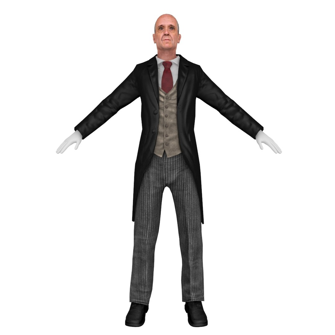 Butler 3D Model - TurboSquid 1289198