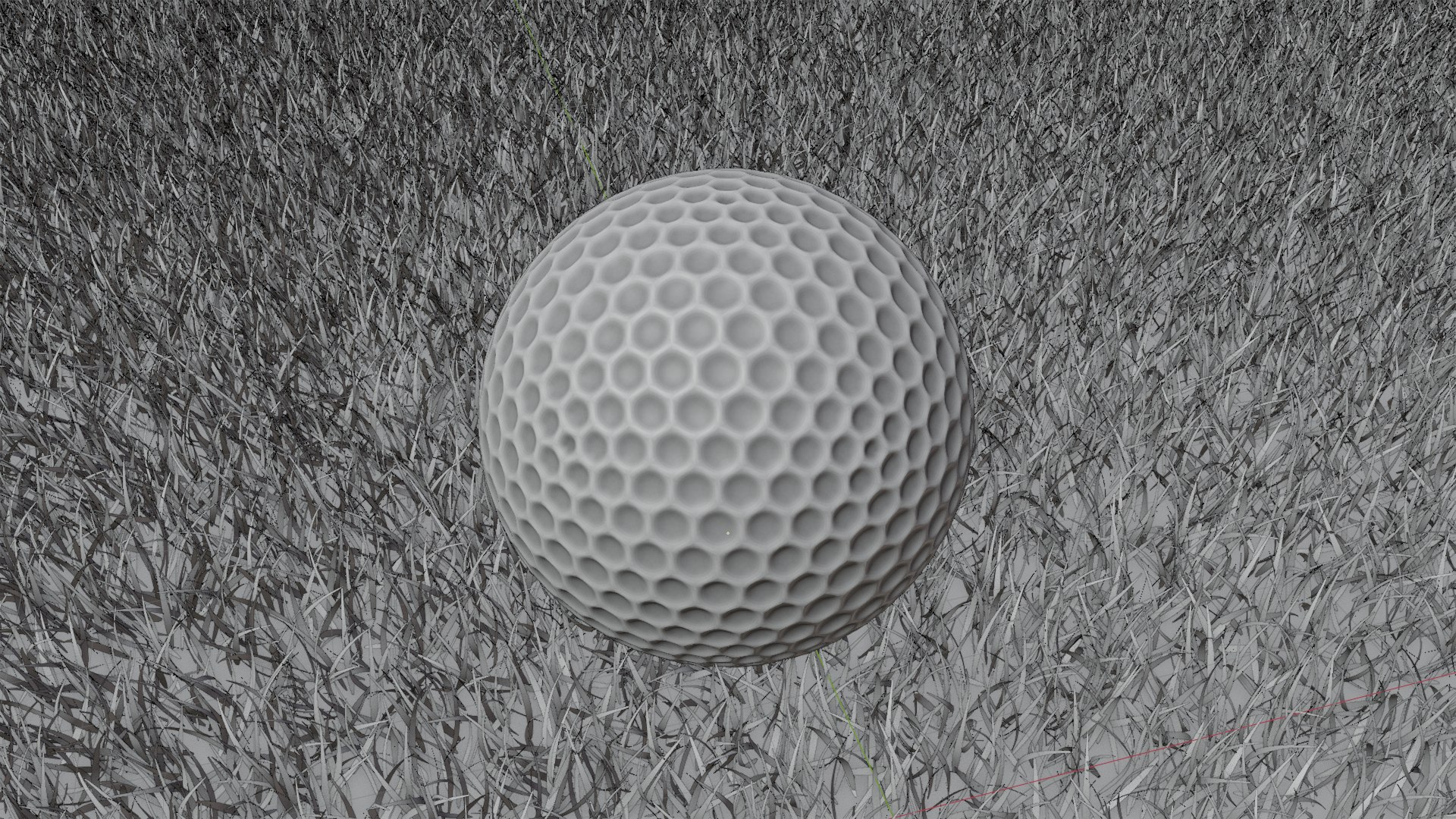 Golf Ball Scene 3D - TurboSquid 2104502
