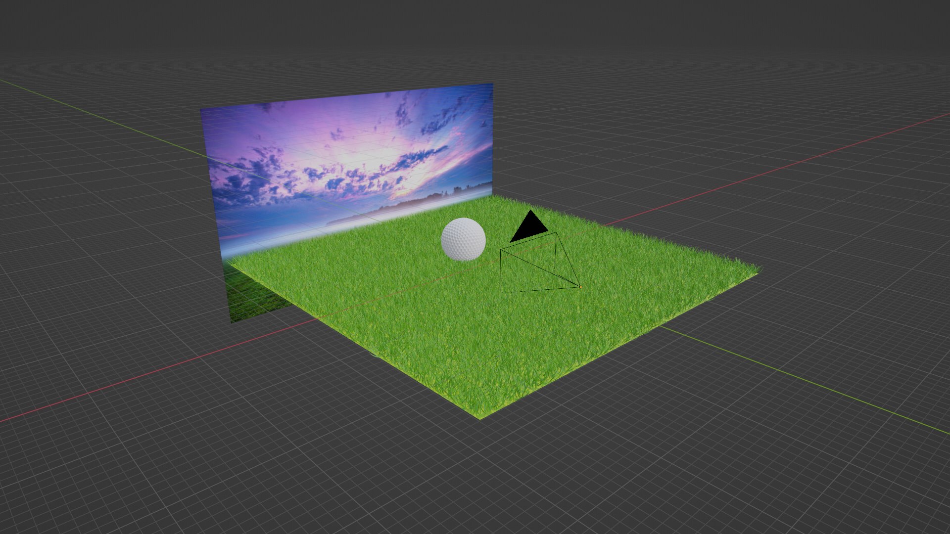 Golf Ball Scene 3D - TurboSquid 2104502