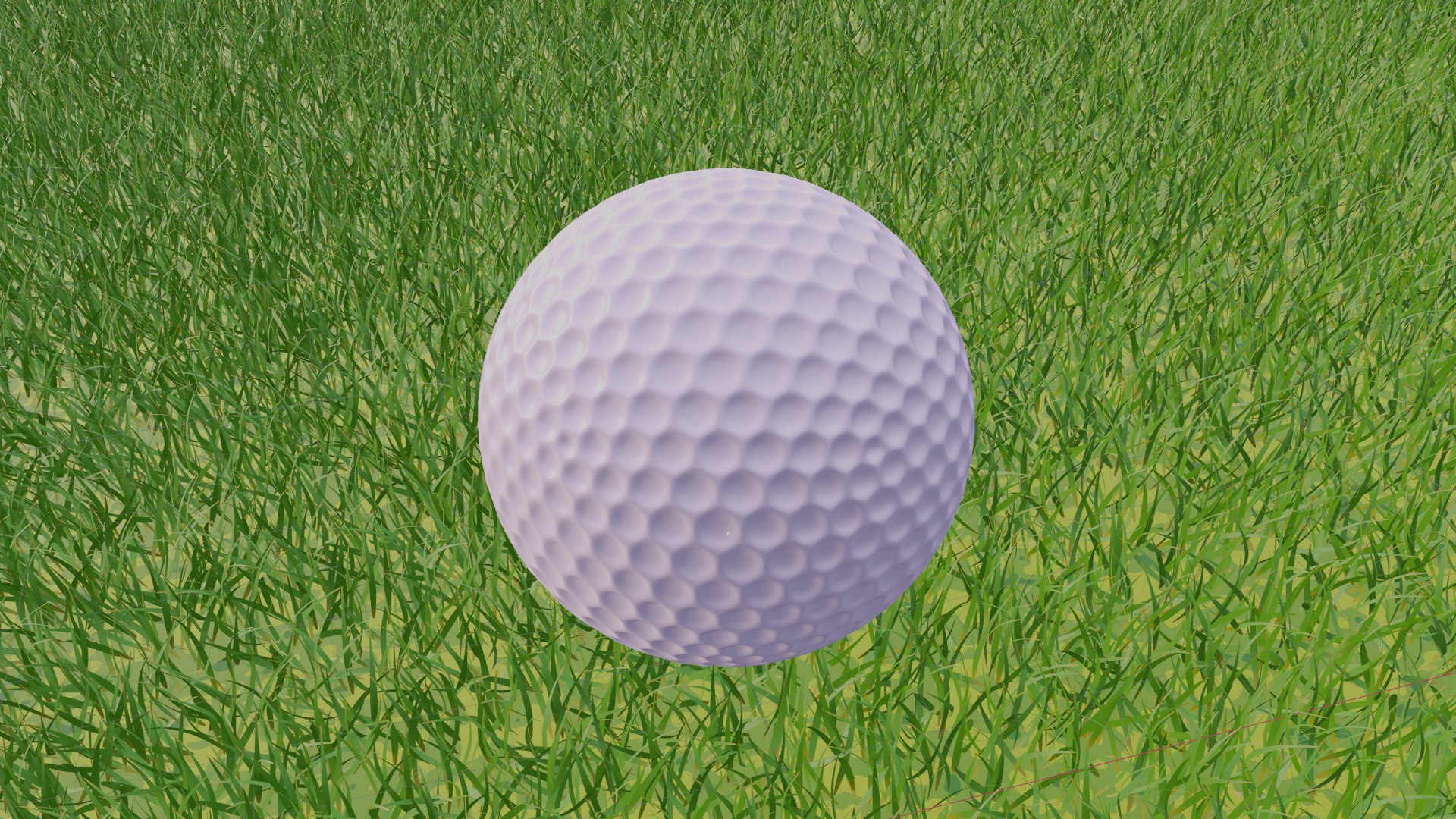 Golf Ball Scene 3D - TurboSquid 2104502