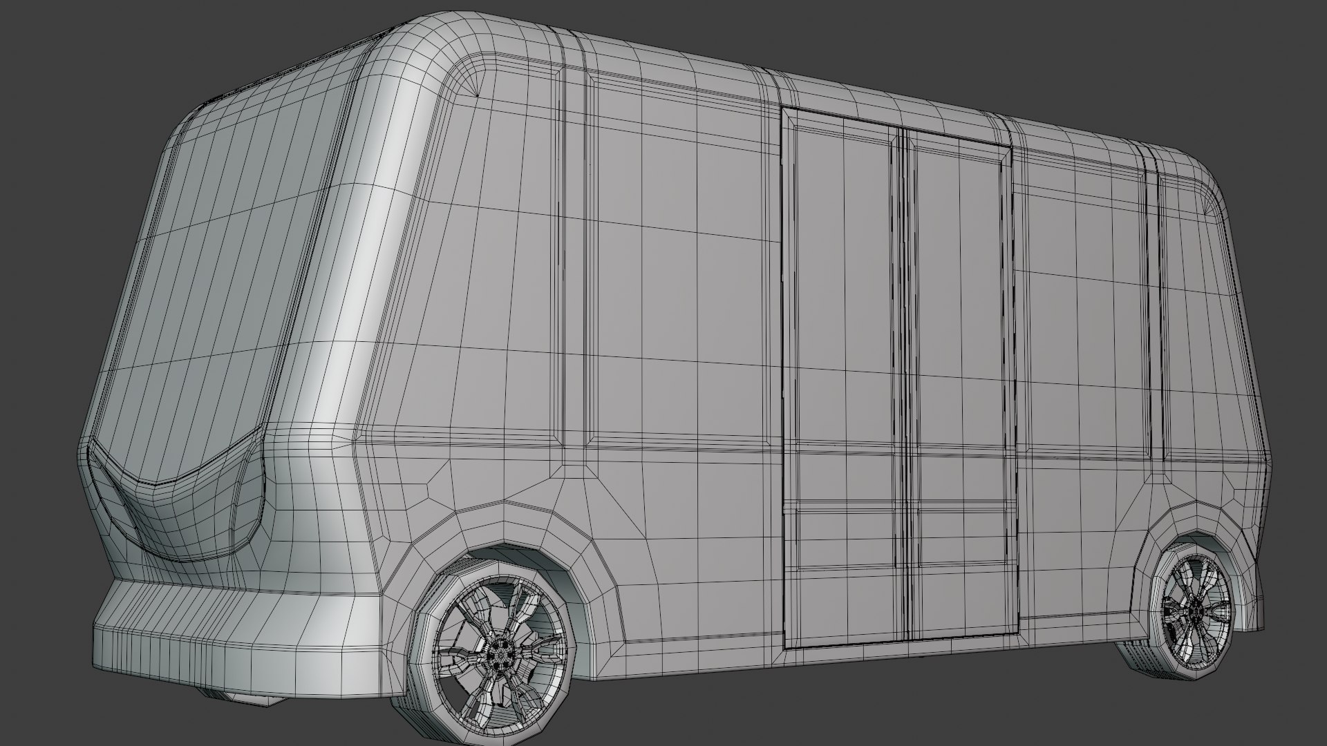 Shuttle Minibus Concept 2024 3D Model - TurboSquid 2195050